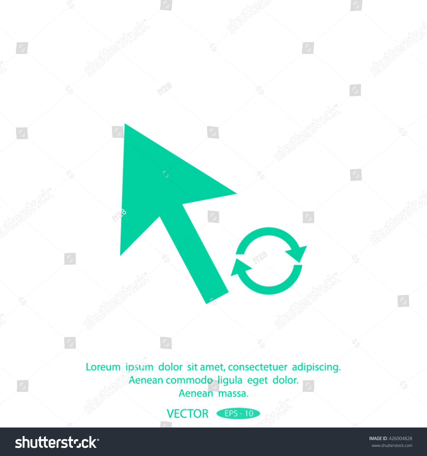 Position Cursor Icon Stock Vector Royalty Free 426004828 Shutterstock
