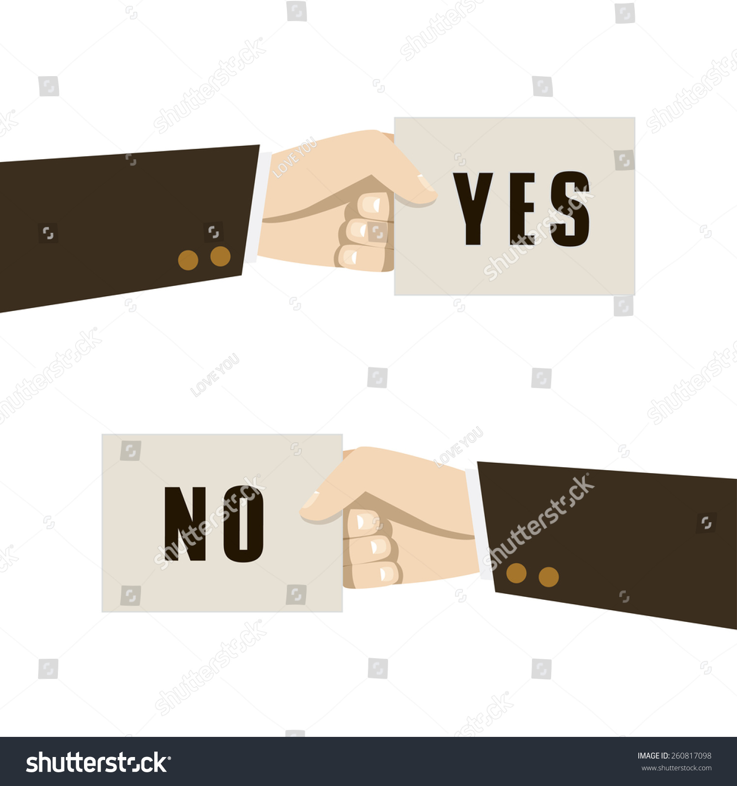 Positive Negative Feedback Concept Vector Illustration Stock Vector (Royalty Free) 260817098 ...