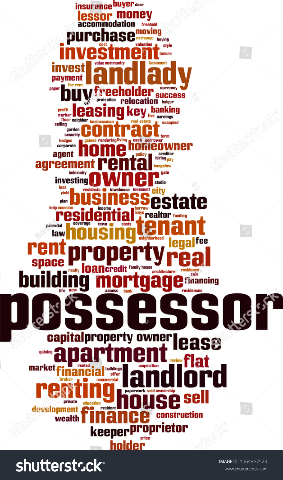 Possessor Word Cloud Concept Vector Illustration Stock Vector (Royalty ...