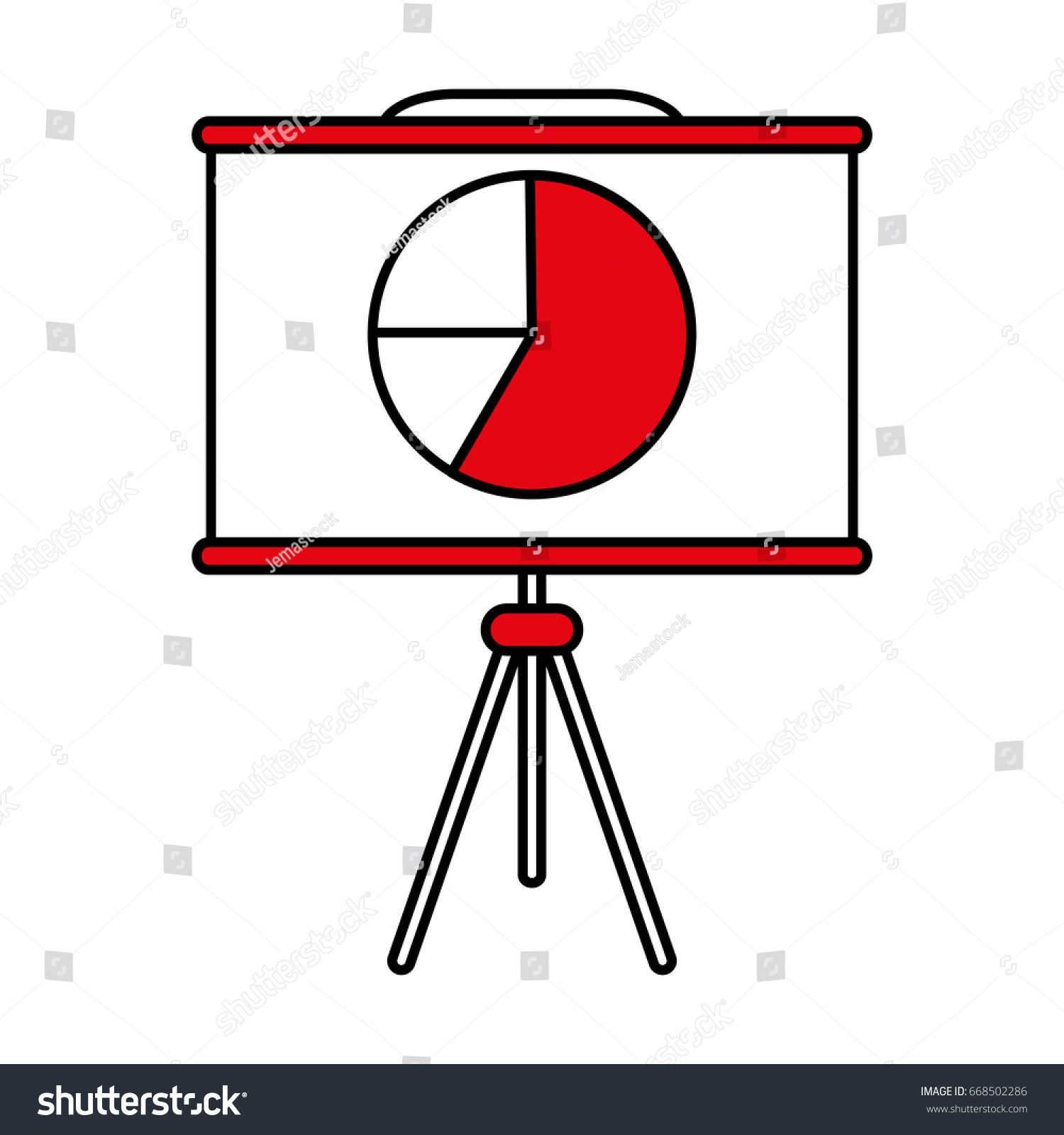 Poster Chart Vector Illustration Stock Vector (Royalty Free) 668502286