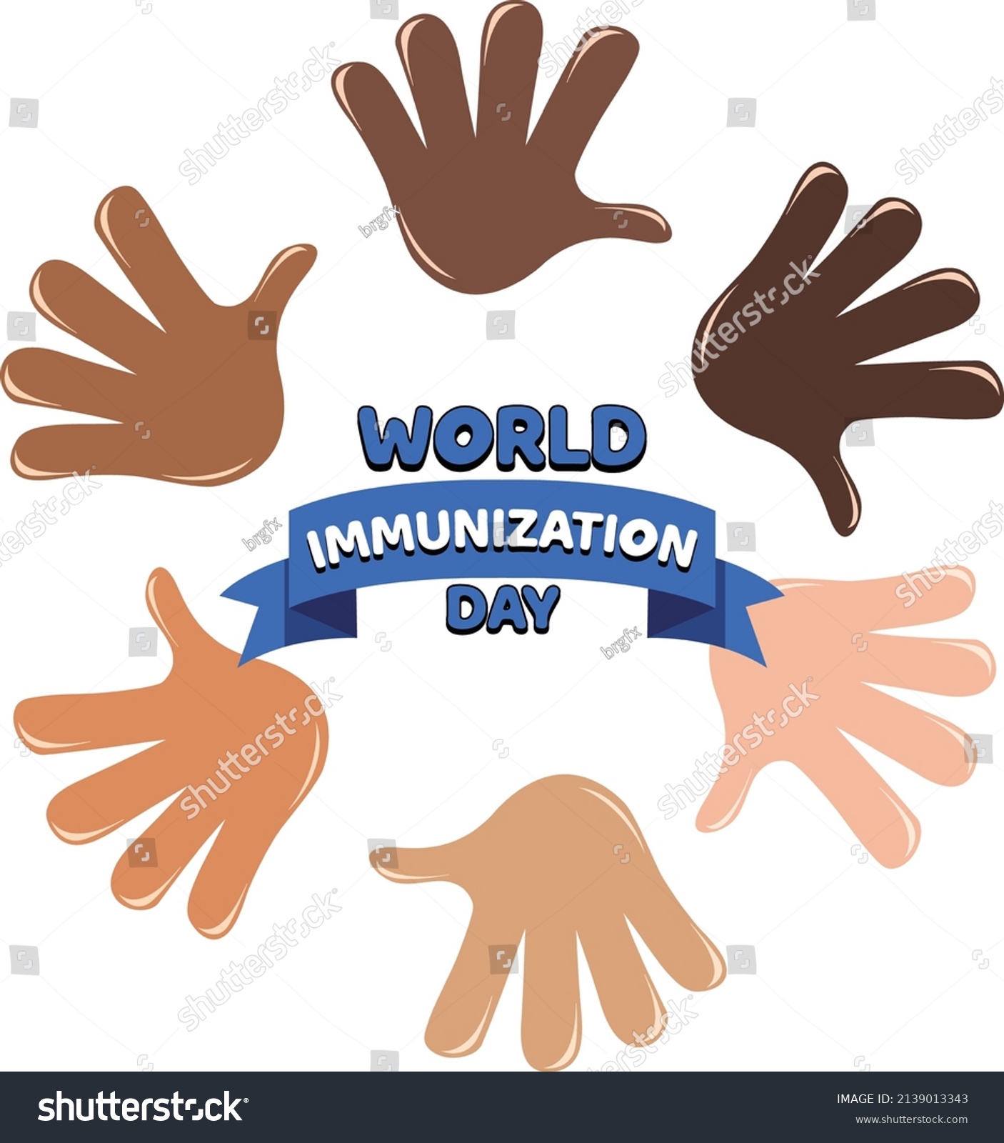 Poster Design World Immunization Day Illustration Stock Vector (Royalty ...