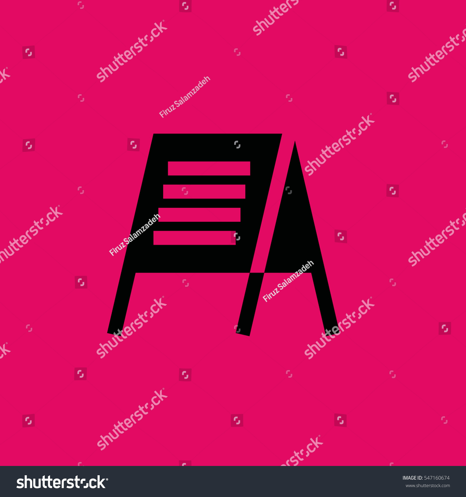 Poster Icon Illustration Isolated Vector Sign Stock Vector 547160674 Shutterstock
