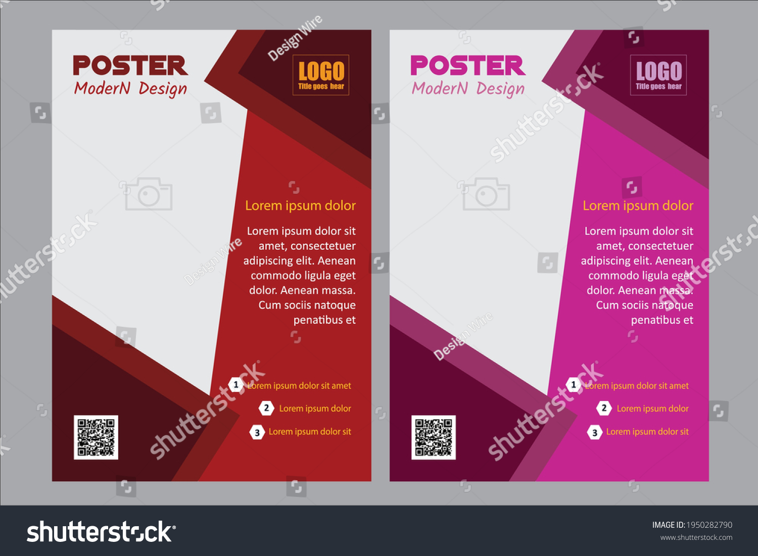 Poster Modern Design 2021 New Layout Stock Vector (Royalty Free) 1950282790