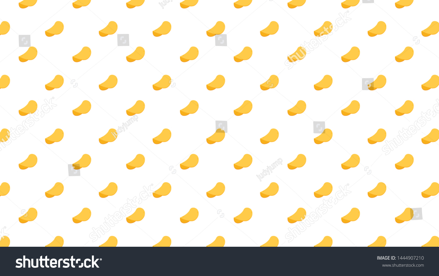 Potato Chips Pattern Vector Potato Chips Stock Vector (Royalty Free ...