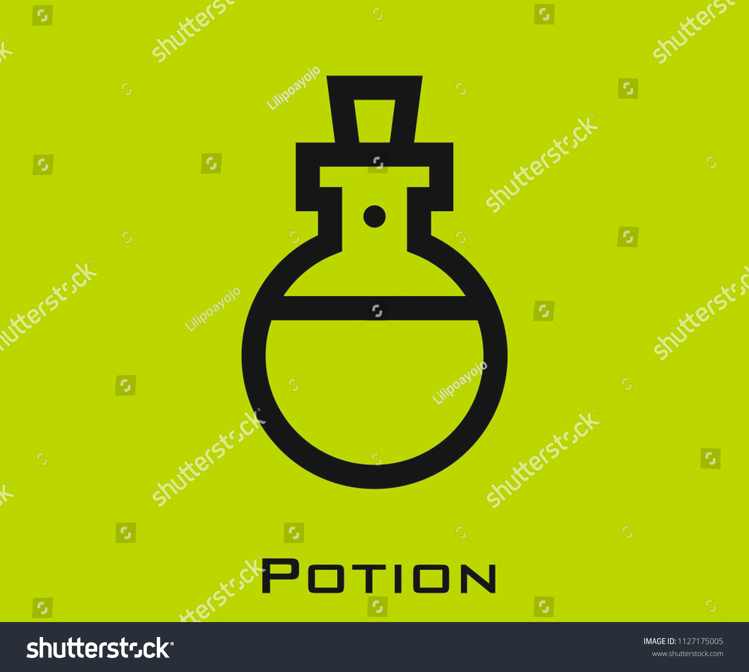Potion Icon Signs Stock Vector (Royalty Free) 1127175005 | Shutterstock