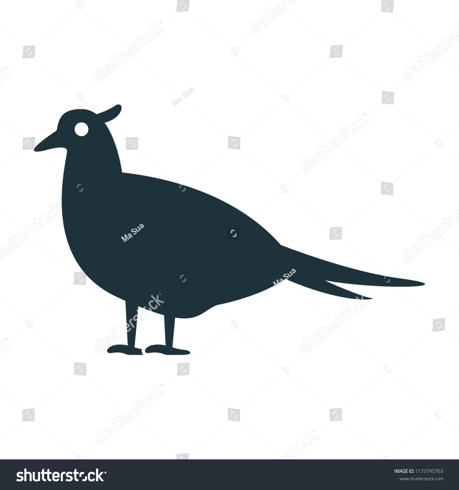 Poultry Pheasant Icon Stock Vector (Royalty Free) 1173795763