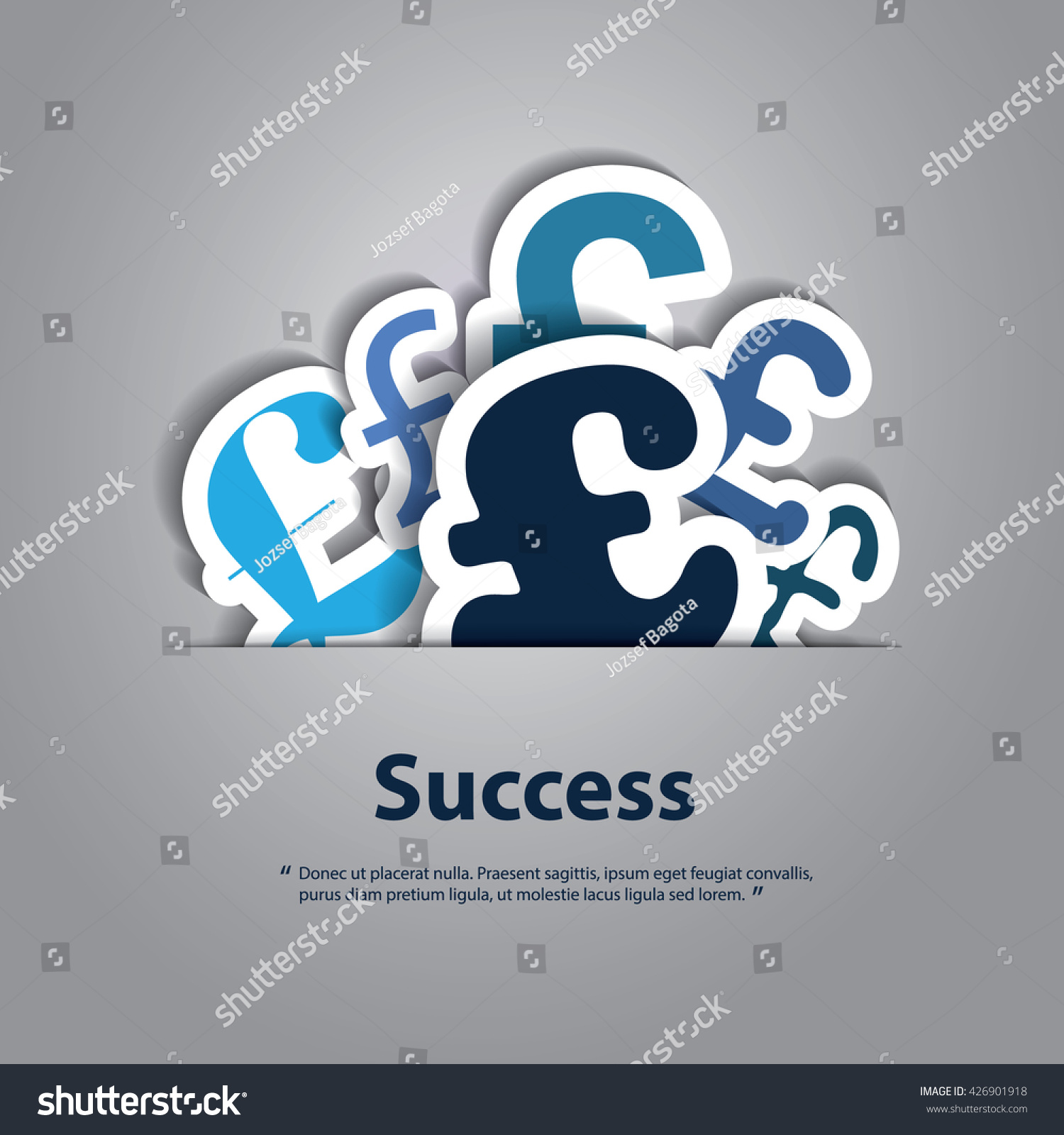 Pound Signs Design Stock Vector (Royalty Free) 426901918