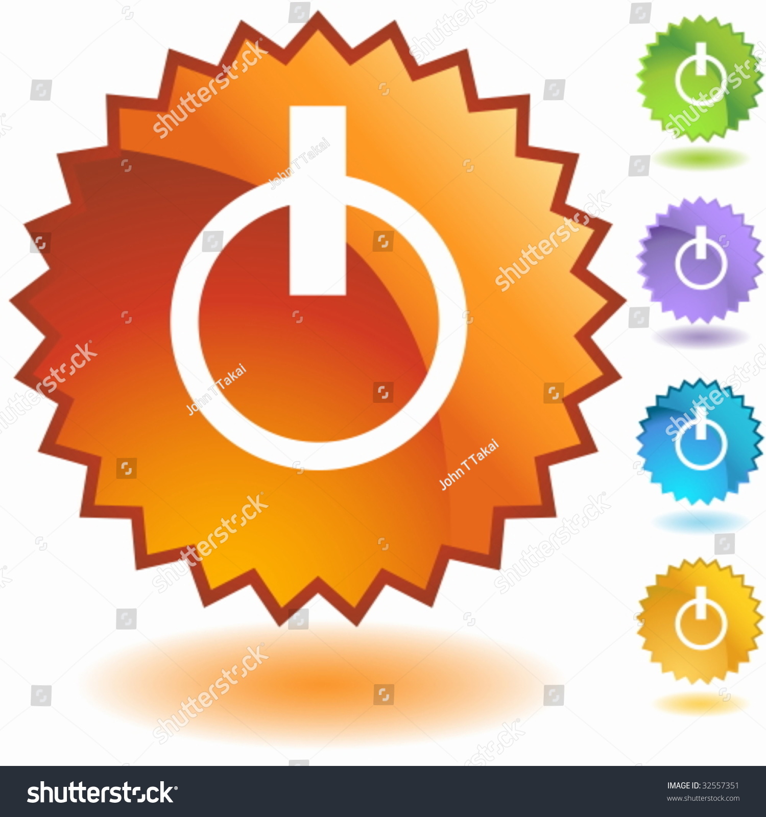 Power Badge Stock Vector (Royalty Free) 32557351 | Shutterstock