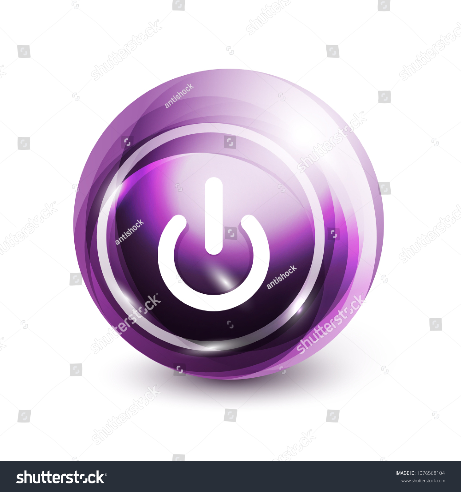 Power Button Icon Start Symbol Vector Stock Vector (Royalty Free ...