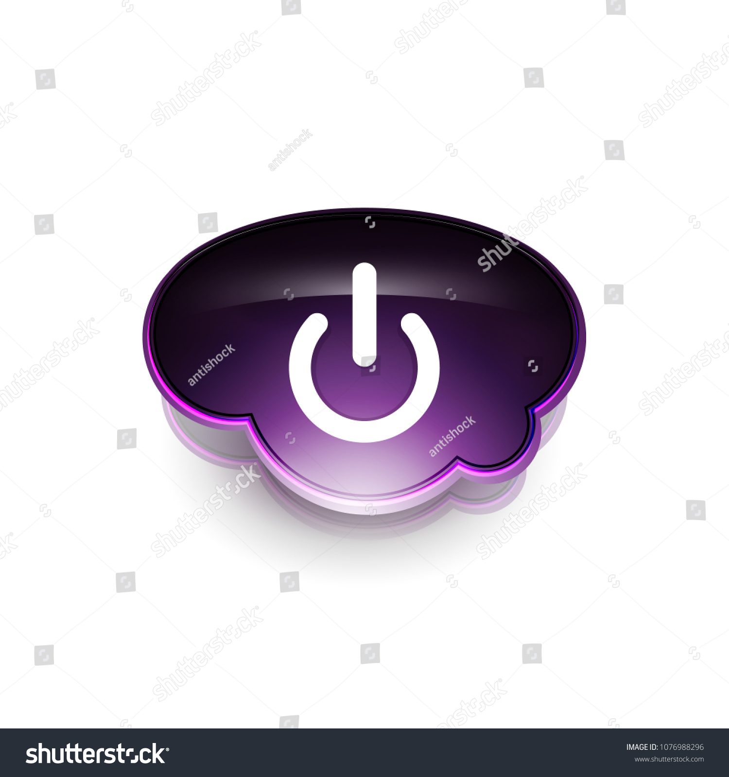 Power Button Icon Start Symbol Vector Stock Vector (Royalty Free ...