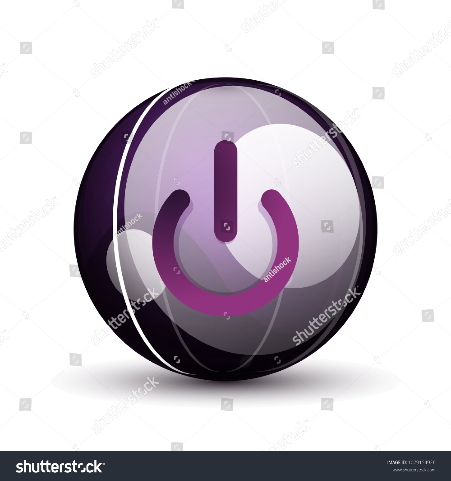 Power Button Icon Start Symbol Vector Stock Vector (Royalty Free ...