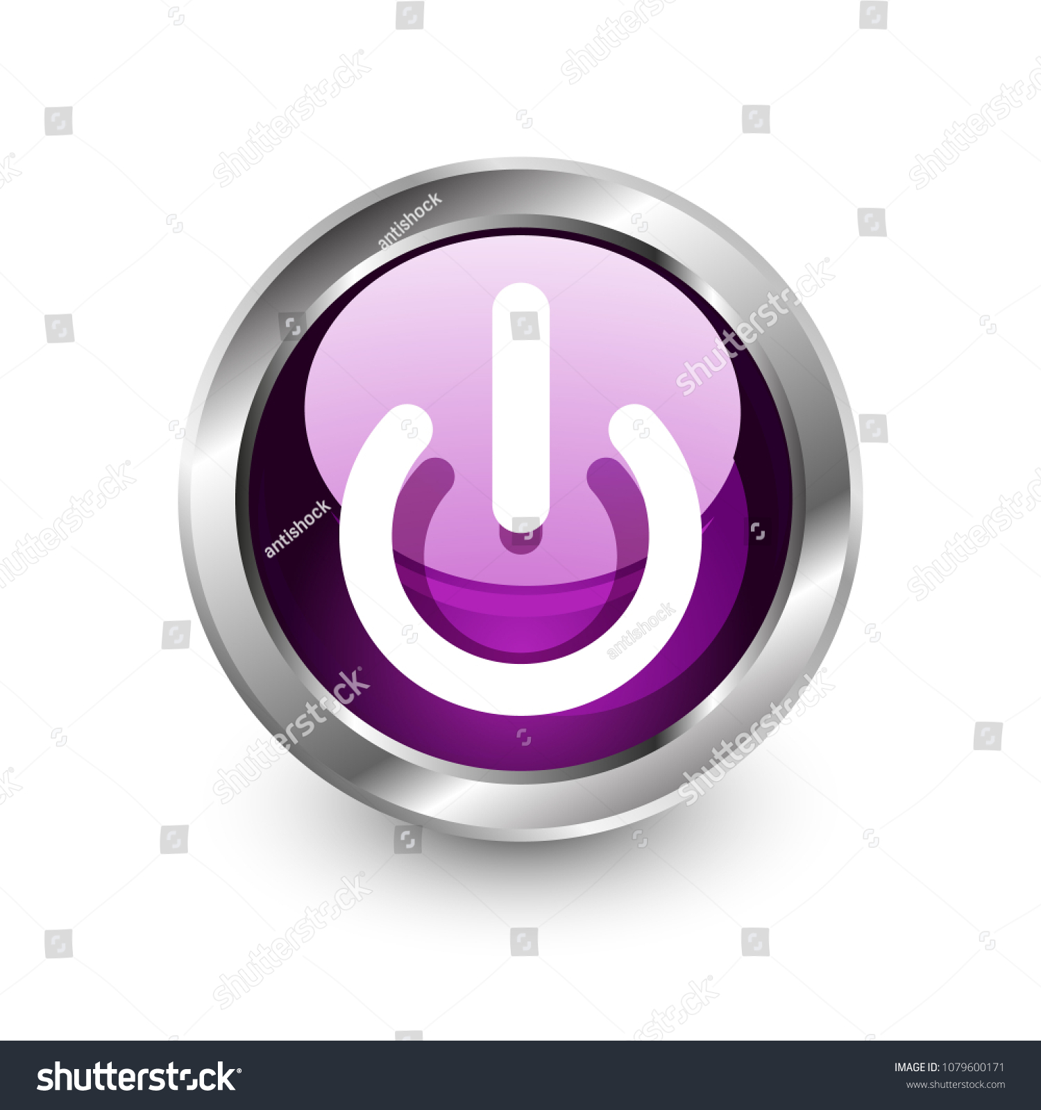 Power Button Icon Start Symbol Vector Stock Vector (Royalty Free ...