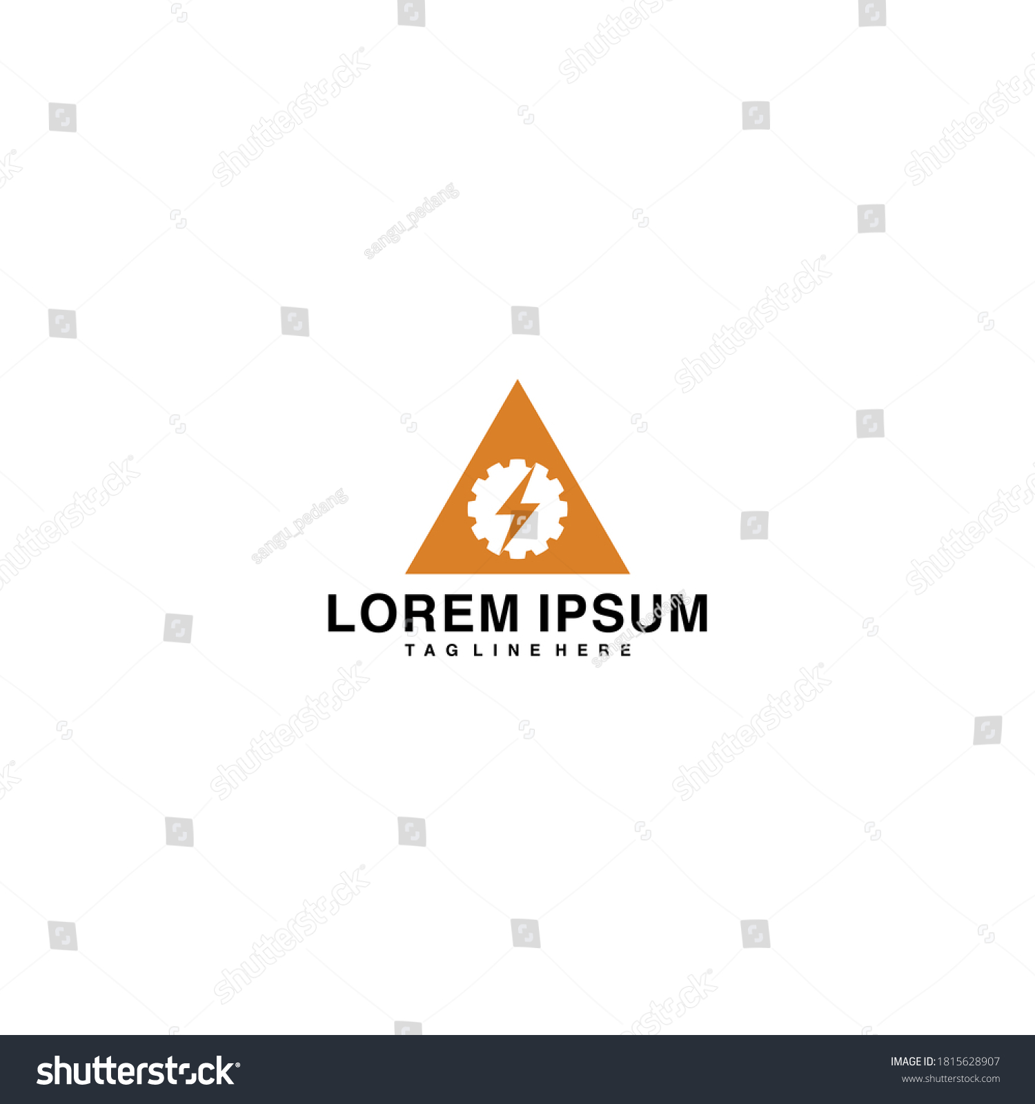 Power Energy Logo Design Element Stock Vector (Royalty Free) 1815628907