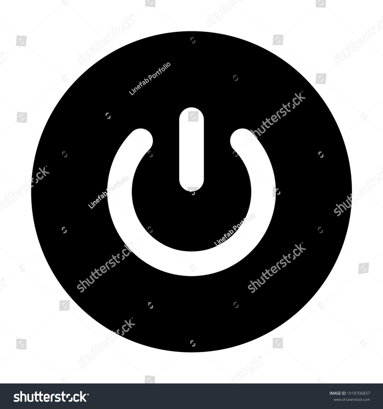 Power Icon Graphic Design Projects Stock Vector (Royalty Free ...
