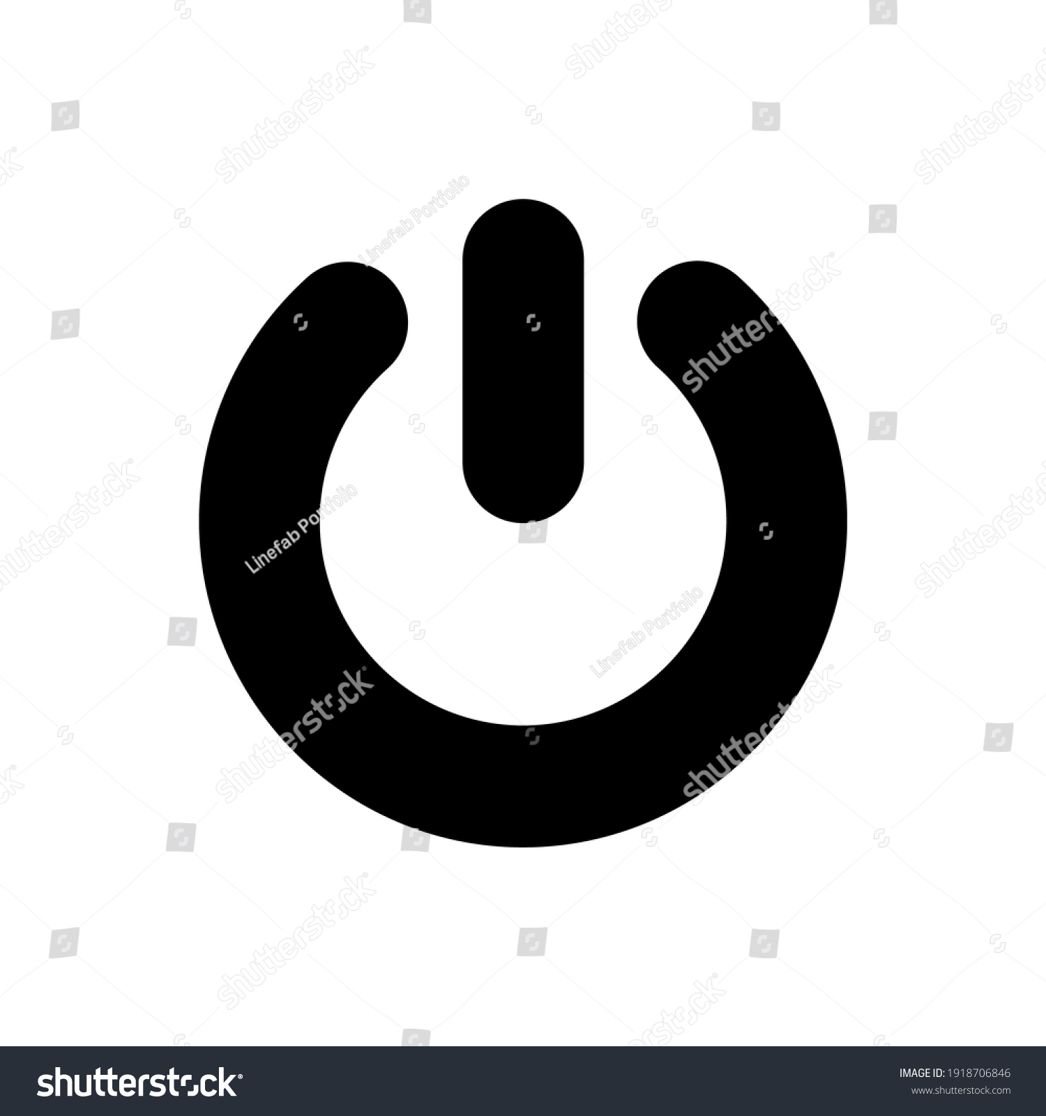 Power Icon Graphic Design Projects Stock Vector (Royalty Free) 1918706846