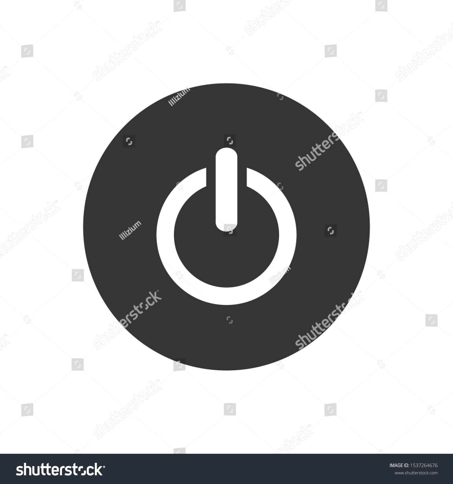 Power Icon Power Switch Icon Vector Stock Vector (Royalty Free ...