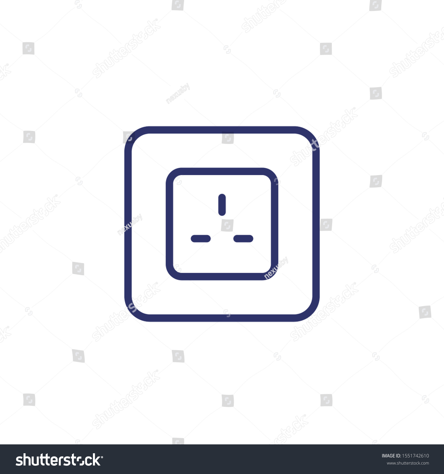 Power Outlet Type G Socket Vector Stock Vector (Royalty Free ...