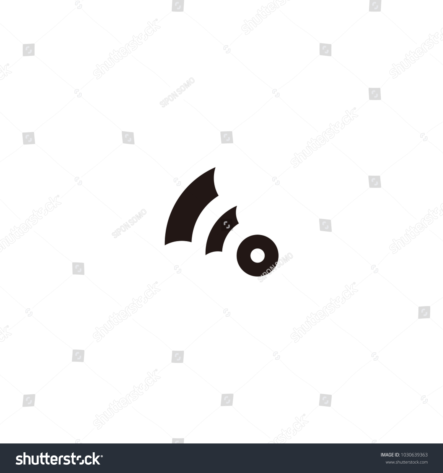 Power Race Icon Vector Logo Stock Vector (Royalty Free) 1030639363 ...