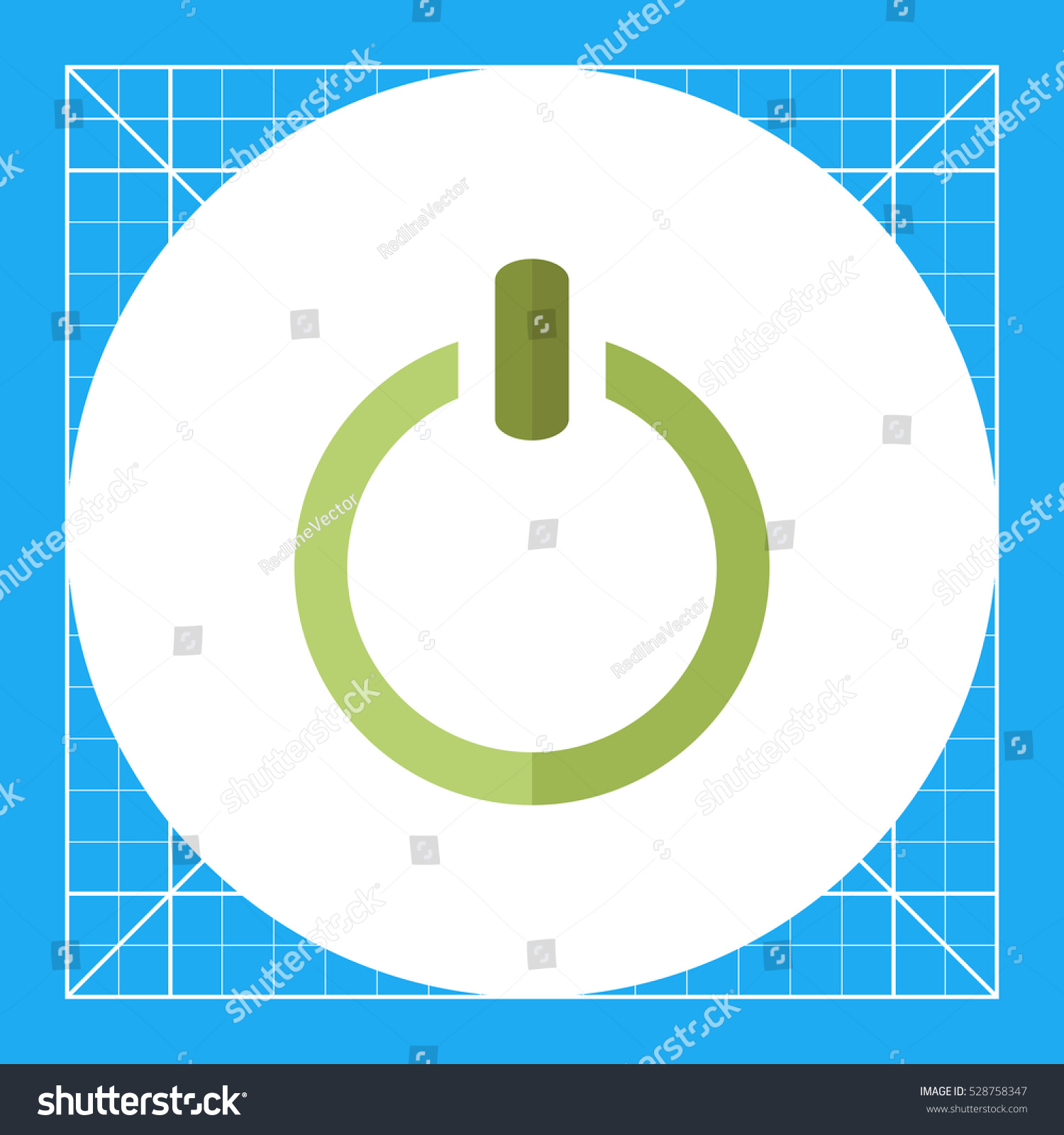 Power Symbol Icon Stock Vector (Royalty Free) 528758347 | Shutterstock
