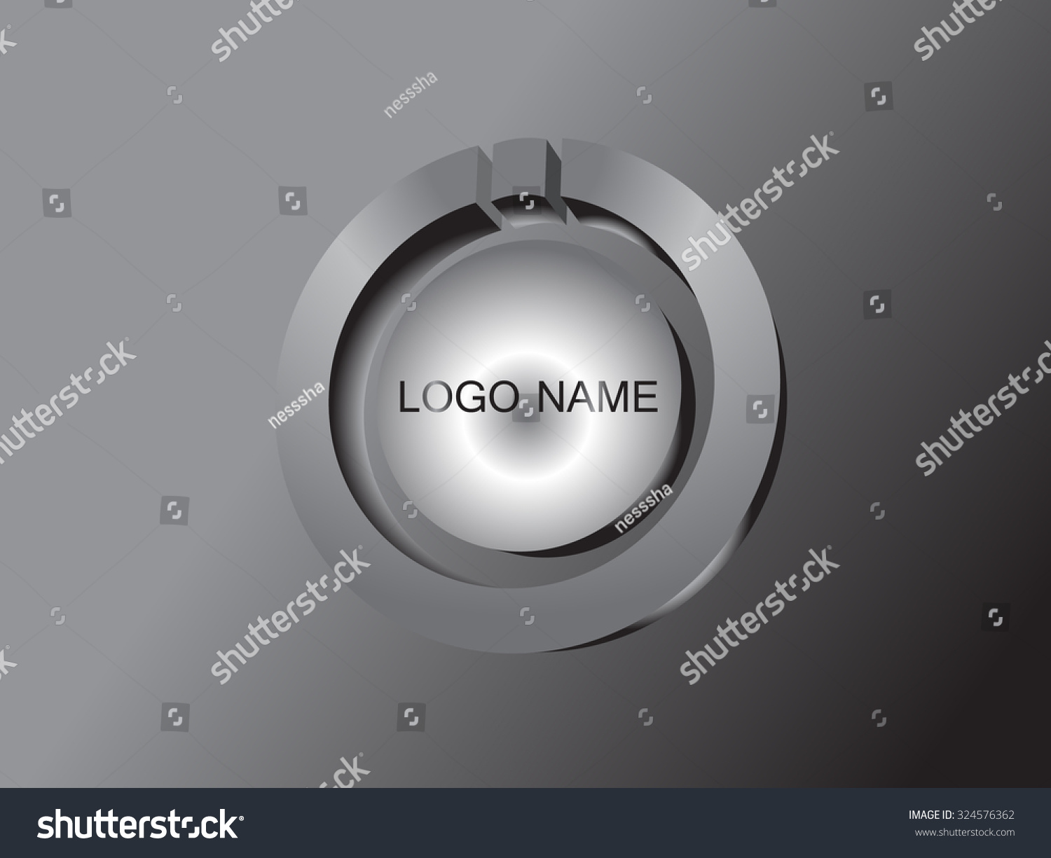 Power Symbol Logo Design Stock Vector (Royalty Free) 324576362 ...