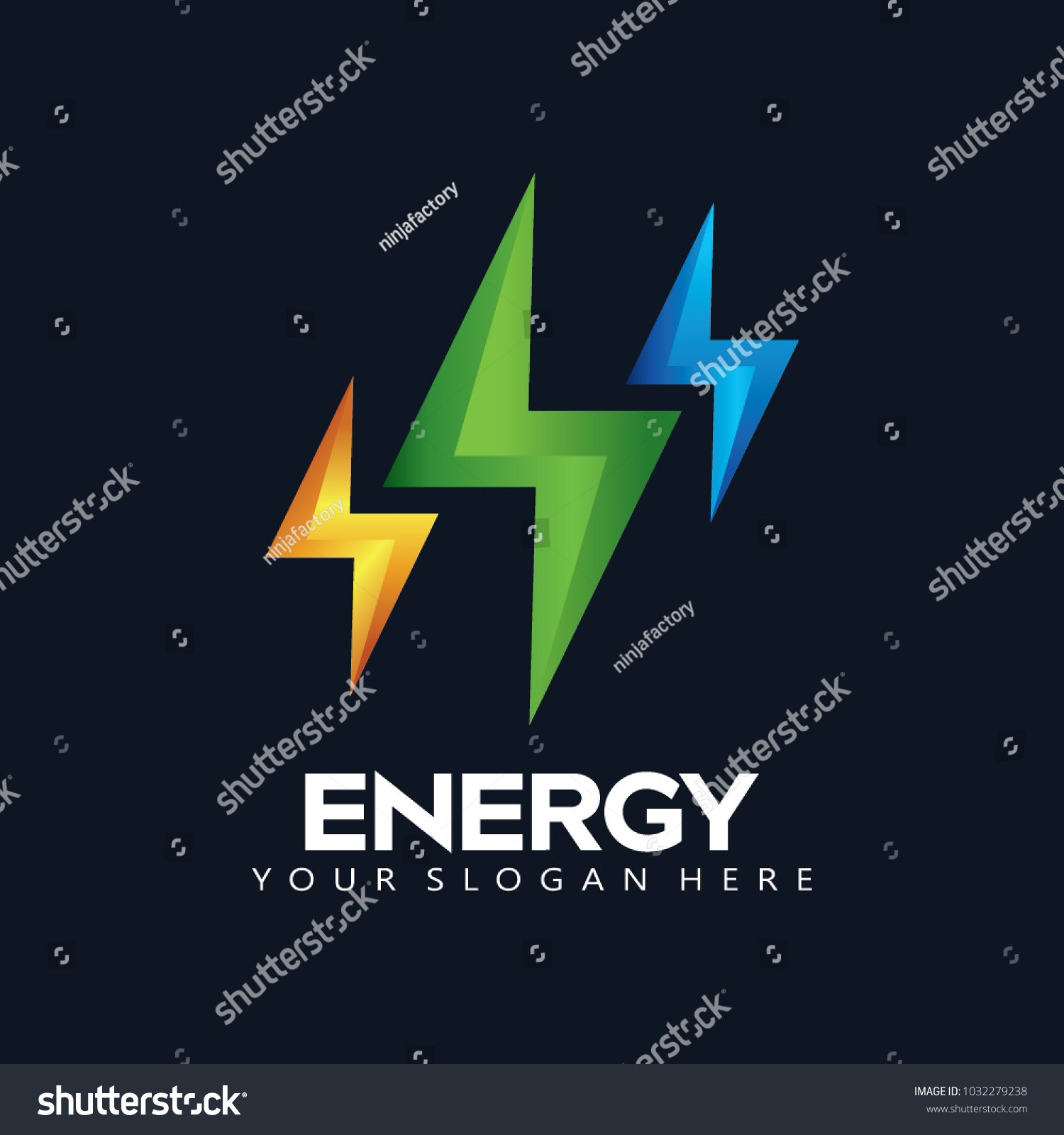 Power Vector Logo Lightning Electricity Logo Stock Vector (Royalty Free ...