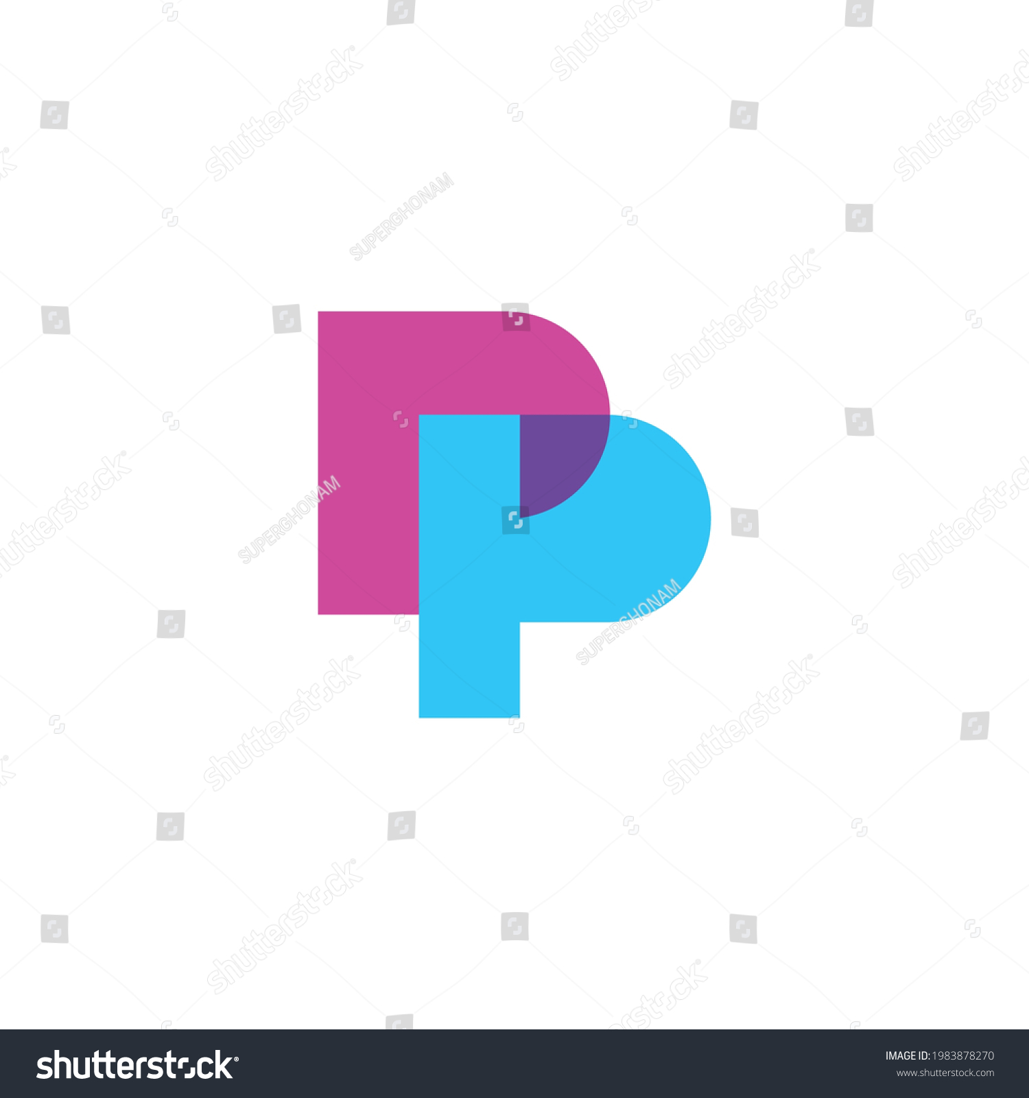 Pp Logo Design Inspiration Vector Template Stock Vector (Royalty Free ...