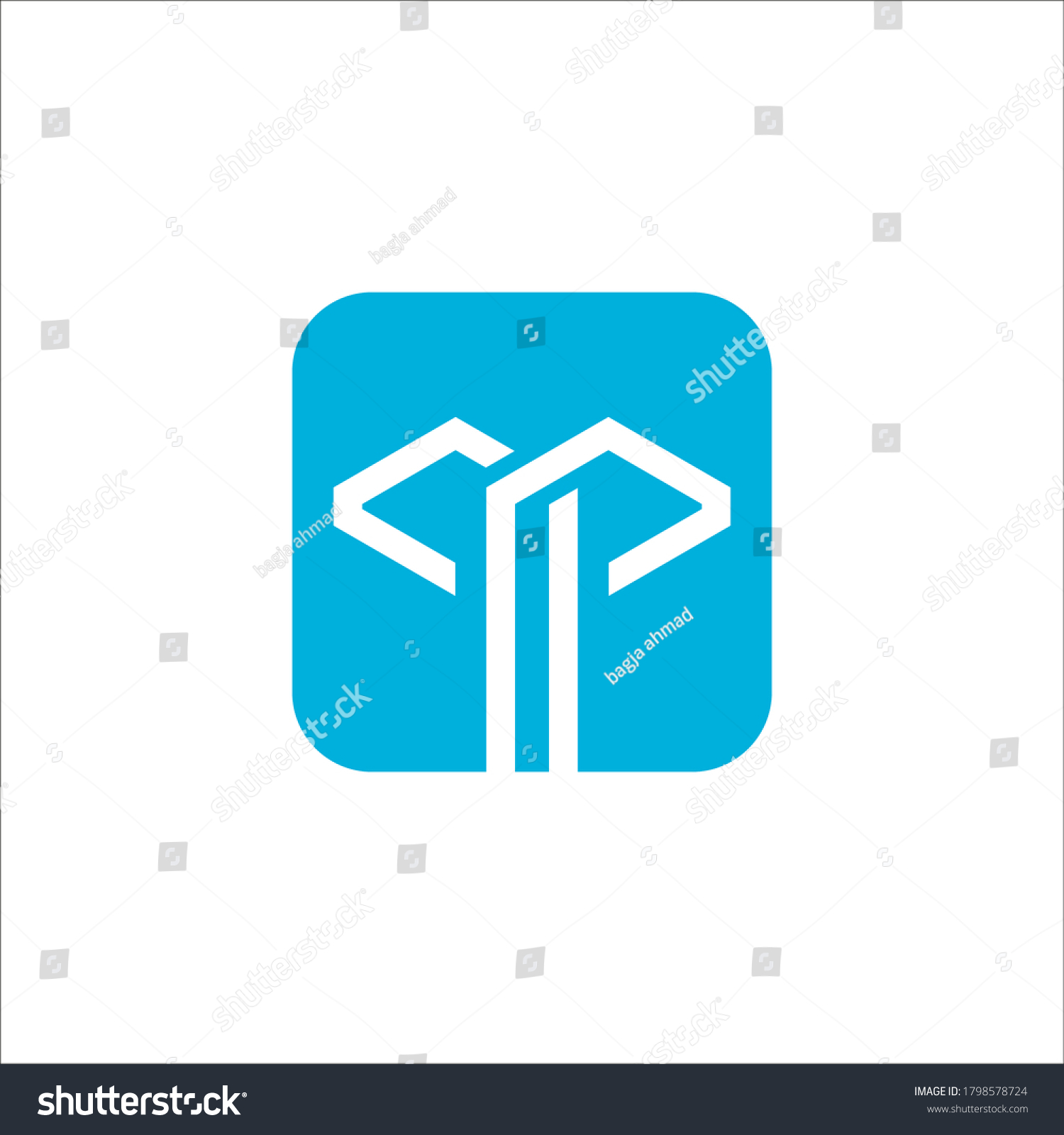 Pp Logo Design Vector Sign Stock Vector (Royalty Free) 1798578724 ...