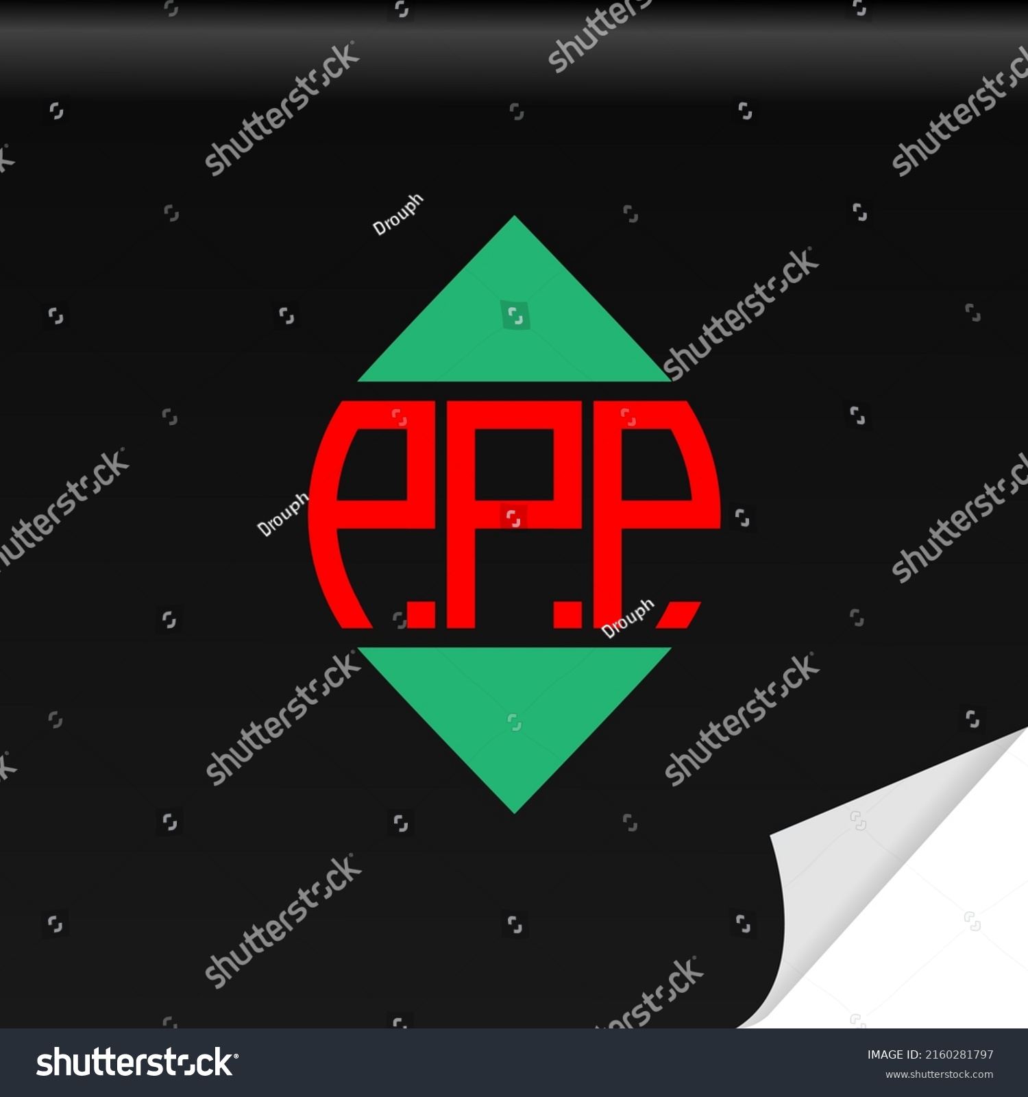 Ppp Logo Monogram Isolated On Circle Stock Vector (Royalty Free ...