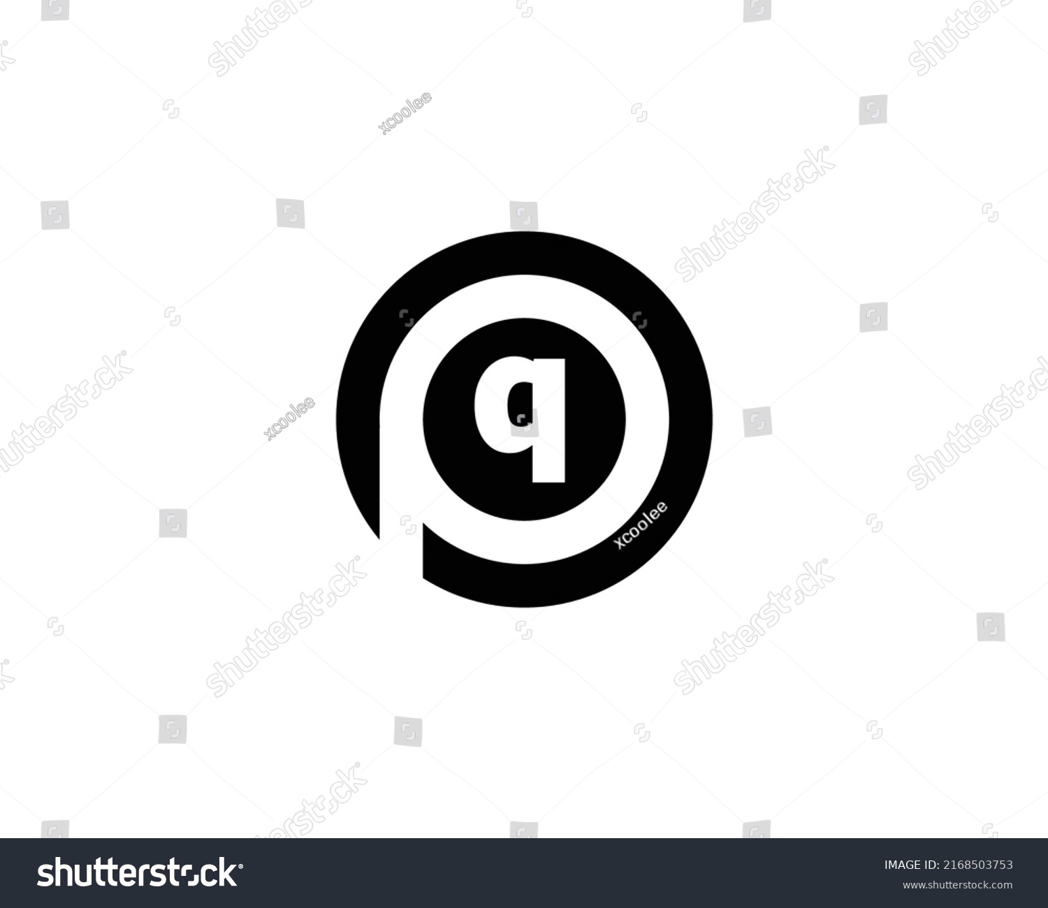 Pq Qp Logo Design Vector Template Stock Vector (Royalty Free ...