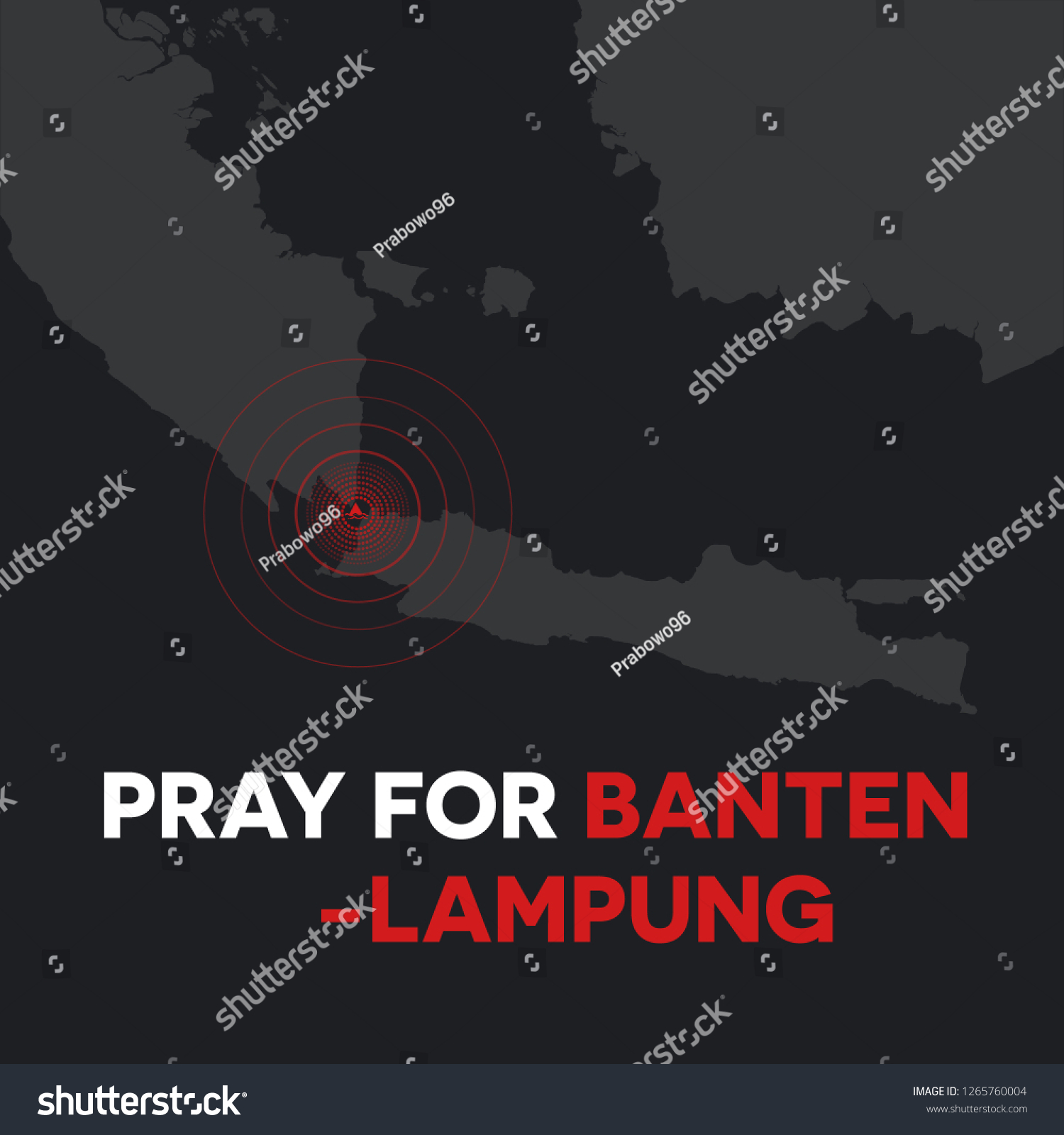 Pray Banten Lampung Symbol Humanity Tsunami Stock Vector (Royalty Free ... Pray Banten Lampung Symbol Humanity Tsunami Stock Vector (Royalty Free ...