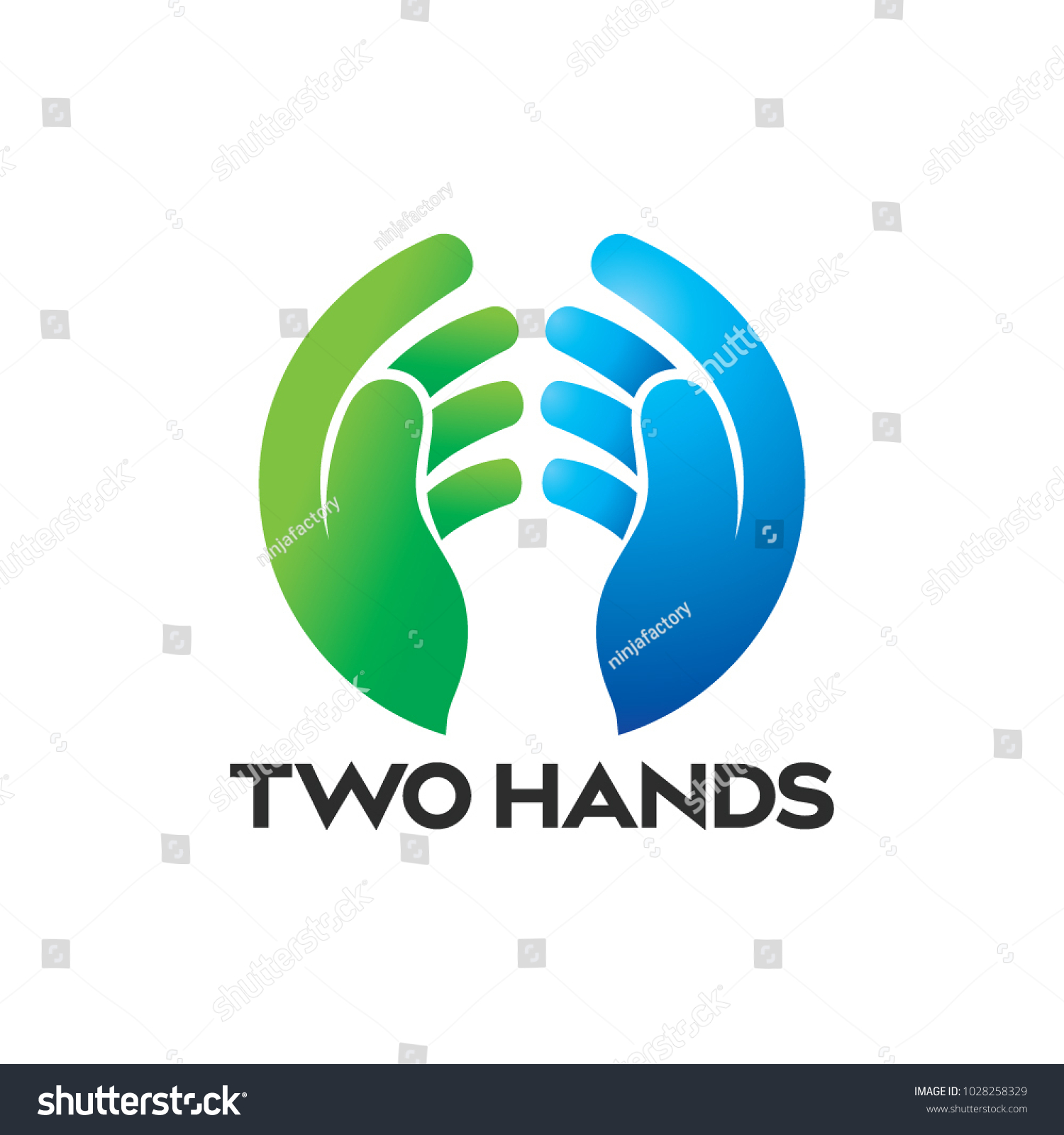 Praying Hand Logo Icon Vector 库存矢量图（免版税）1028258329 | Shutterstock