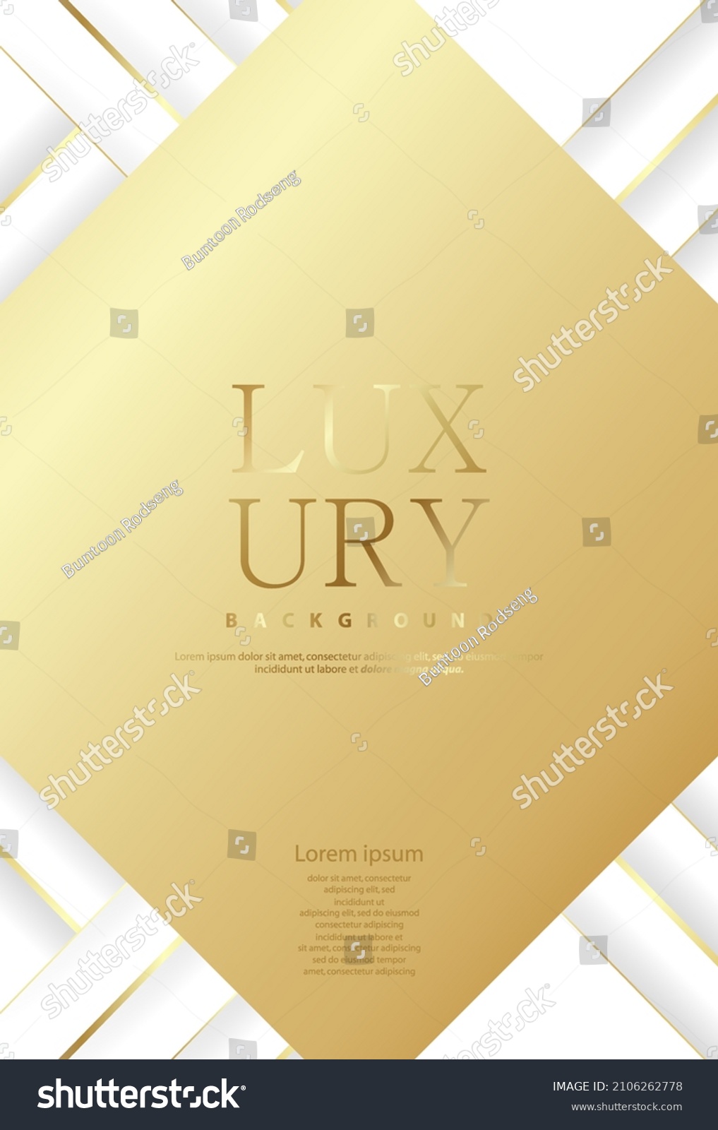 Premium Gold Background Luxury Pattern Vector Stock Vector (Royalty ...