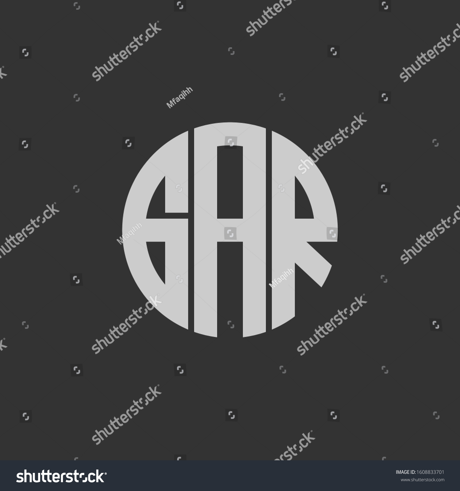 Premium Initial Gar G Logo Design Stock Vector (Royalty Free) 1608833701