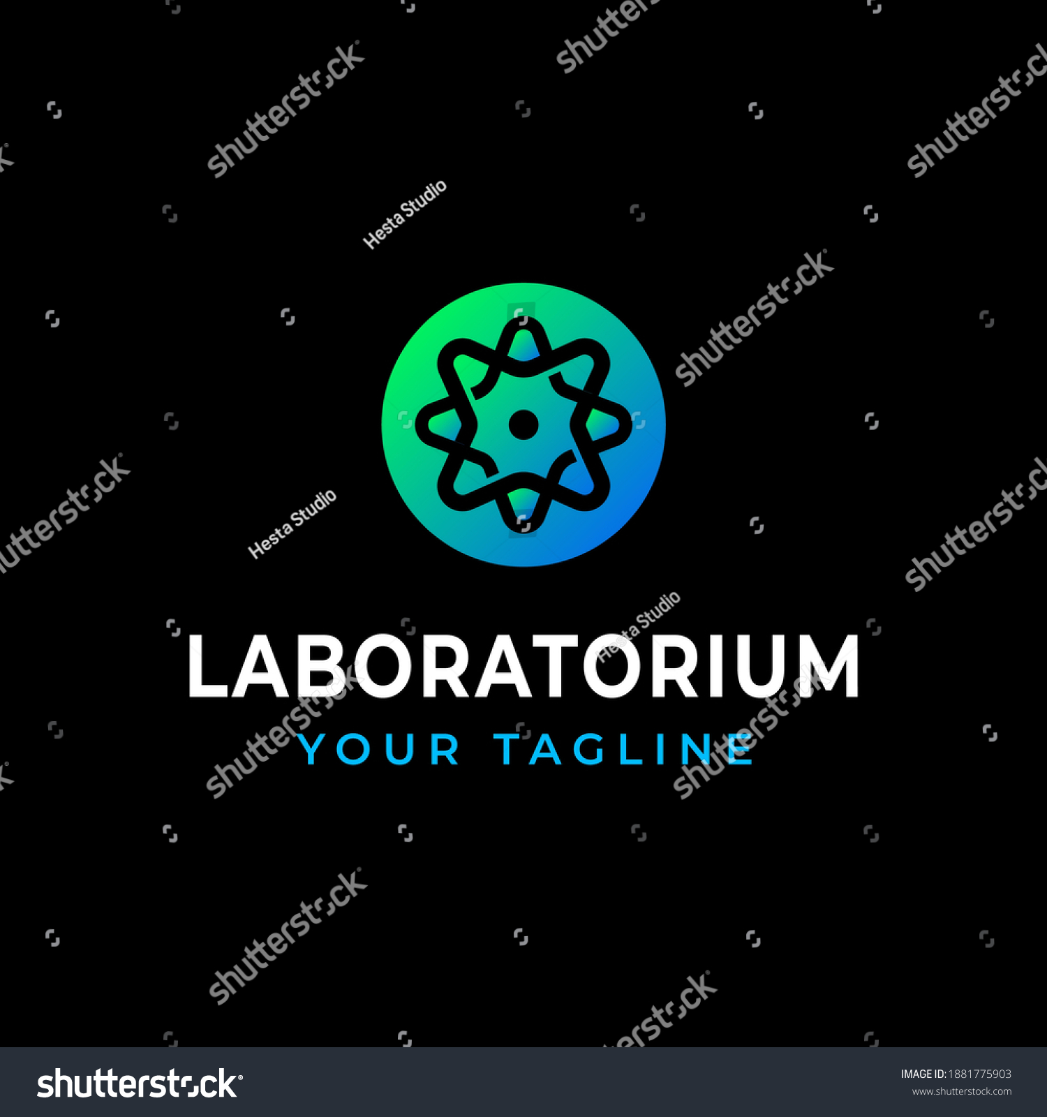 Premium Laboratory Logo Gradation Concept Stock Vector (Royalty Free ...