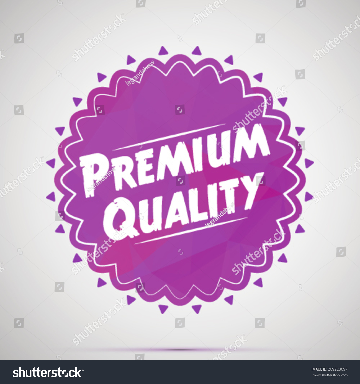 Premium Quality Purple Label Stock Vector (Royalty Free) 209223097