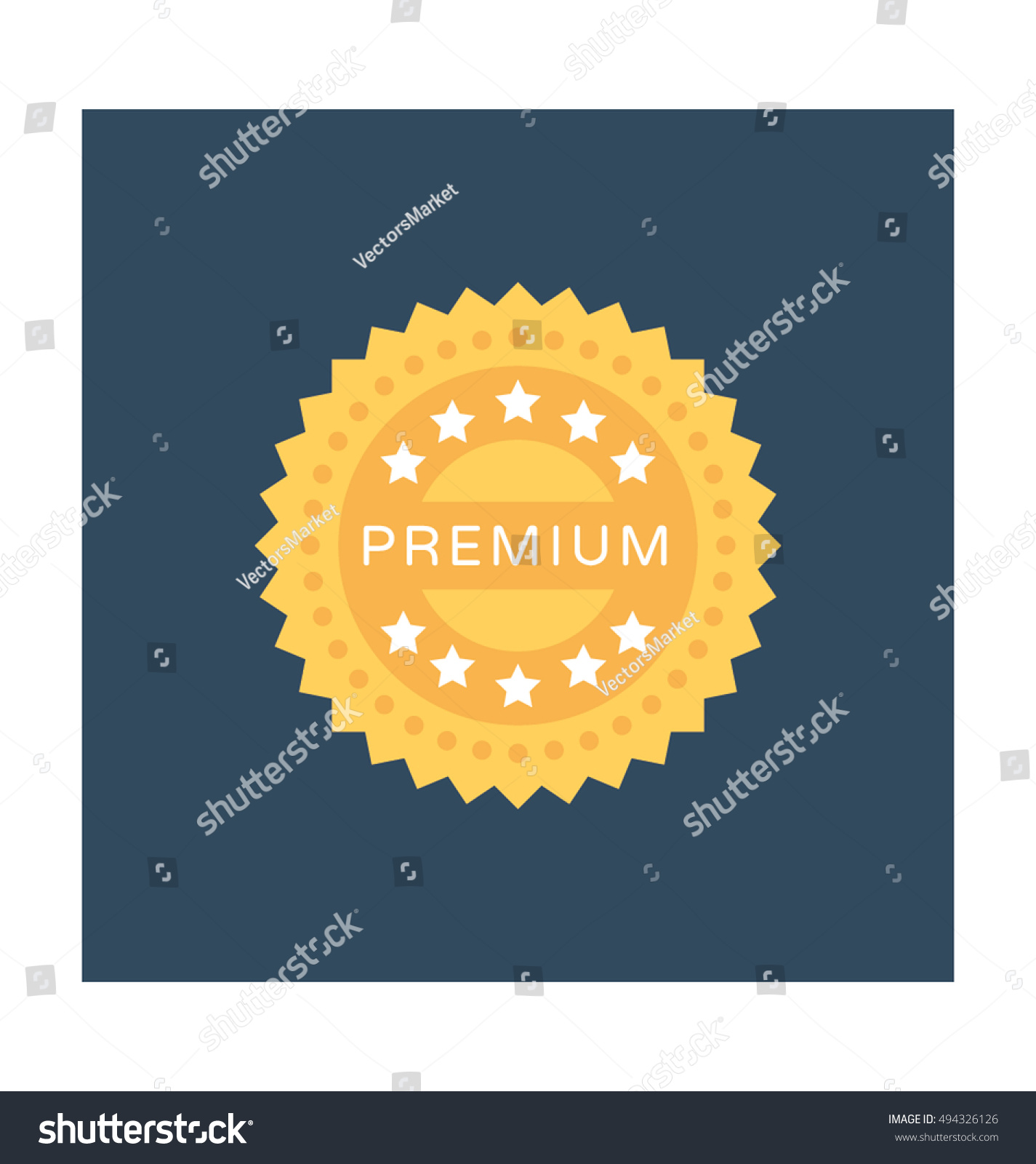 Premium Service Vector Icon: เวกเตอร์สต็อก (ปลอดค่าลิขสิทธิ์) 494326126