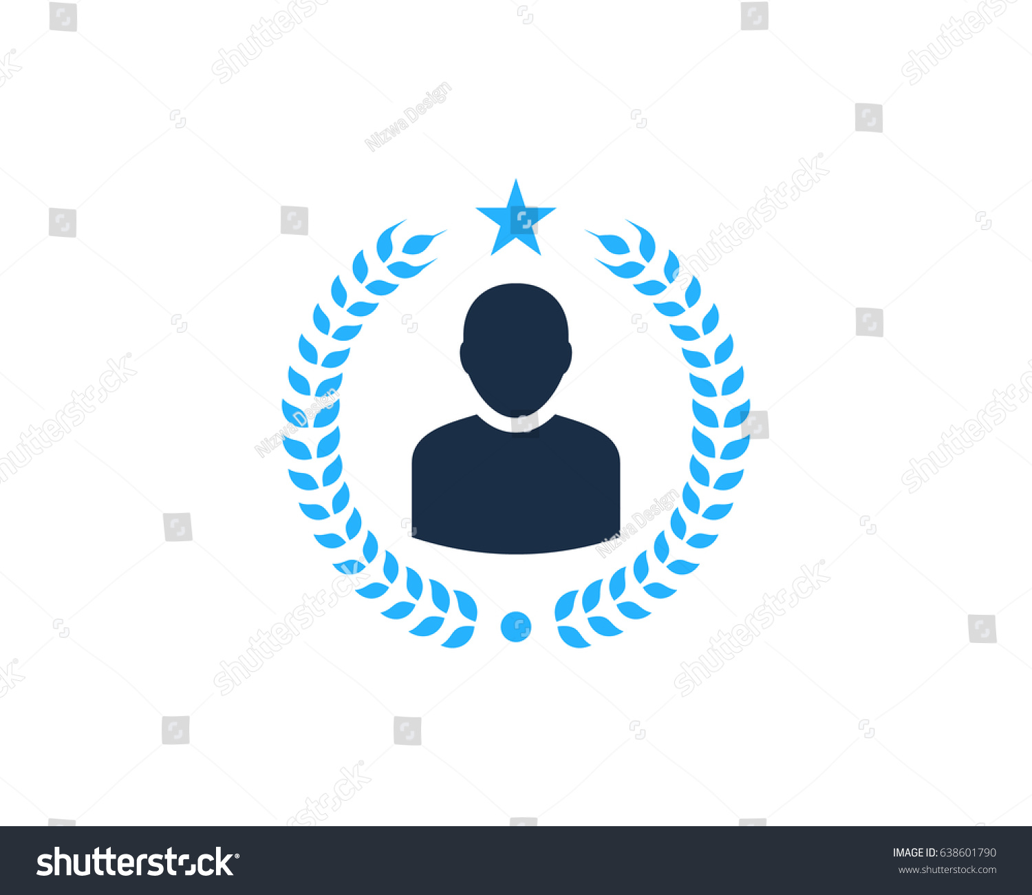 Premium User Icon Logo Design Element Stock Vector (Royalty Free ...