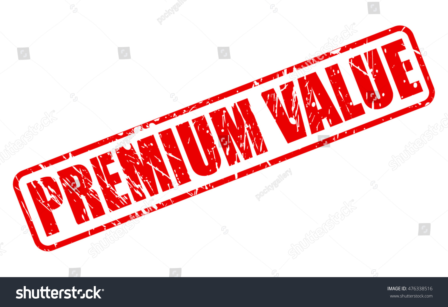 Premium Value Red Stamp Text On Stock Vector (Royalty Free) 476338516 ...