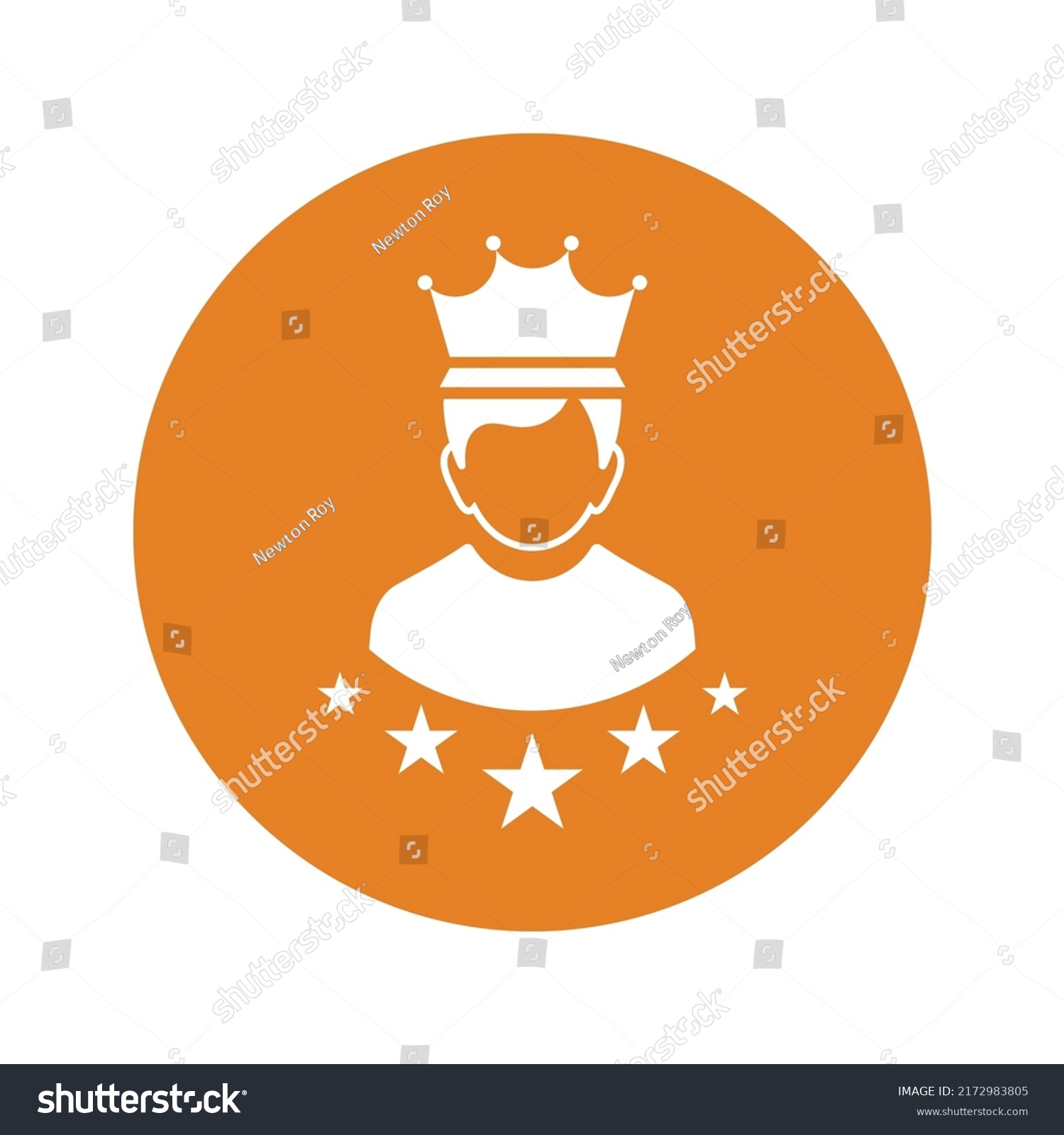 Premium Vip User Icon Rounded Vector Stock Vector (Royalty Free ...
