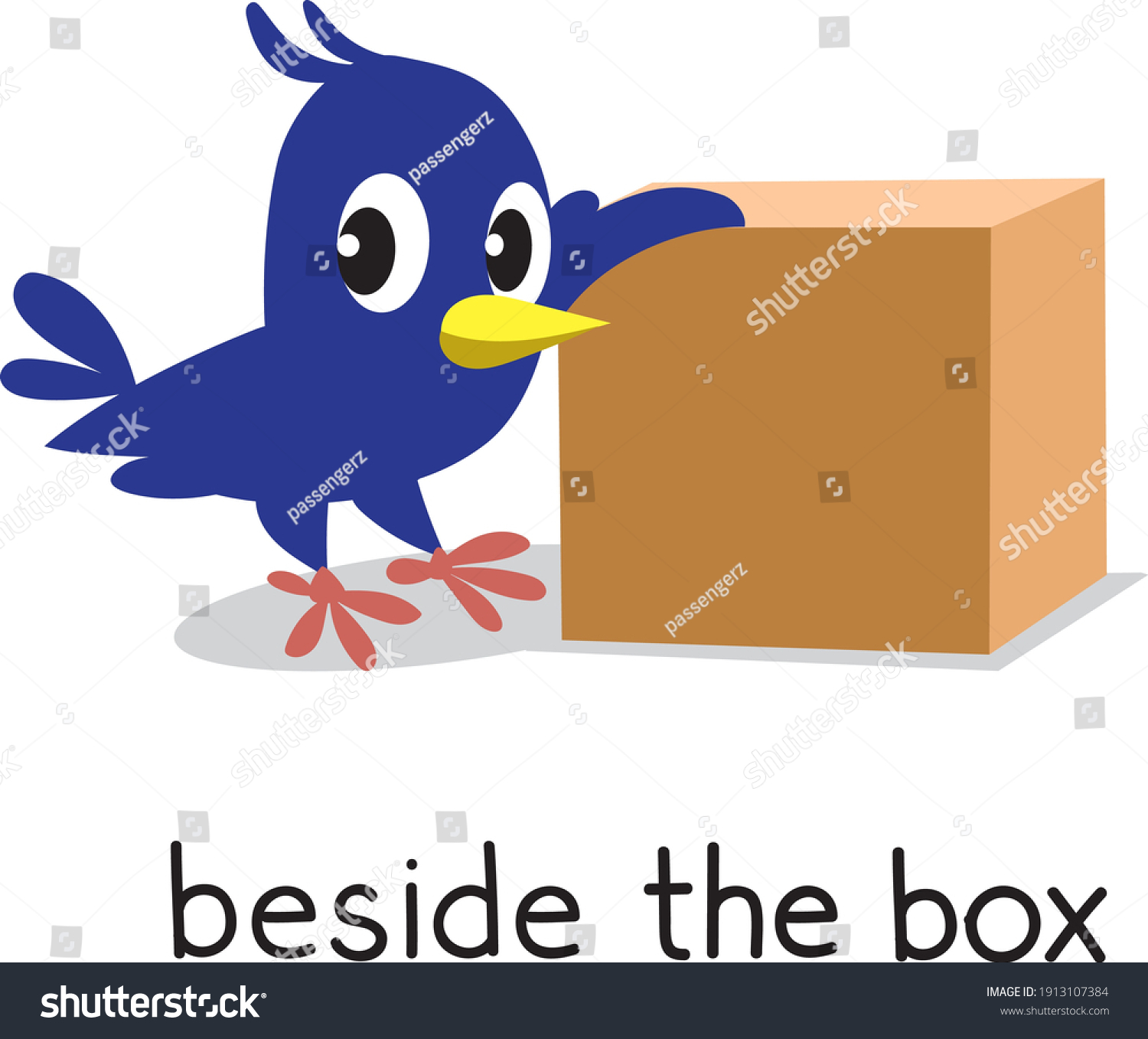 Preposition Place Bird Beside Box: เวกเตอร์สต็อก (ปลอดค่าลิขสิทธิ์ ... Preposition Place Bird Beside Box: เวกเตอร์สต็อก (ปลอดค่าลิขสิทธิ์ ...