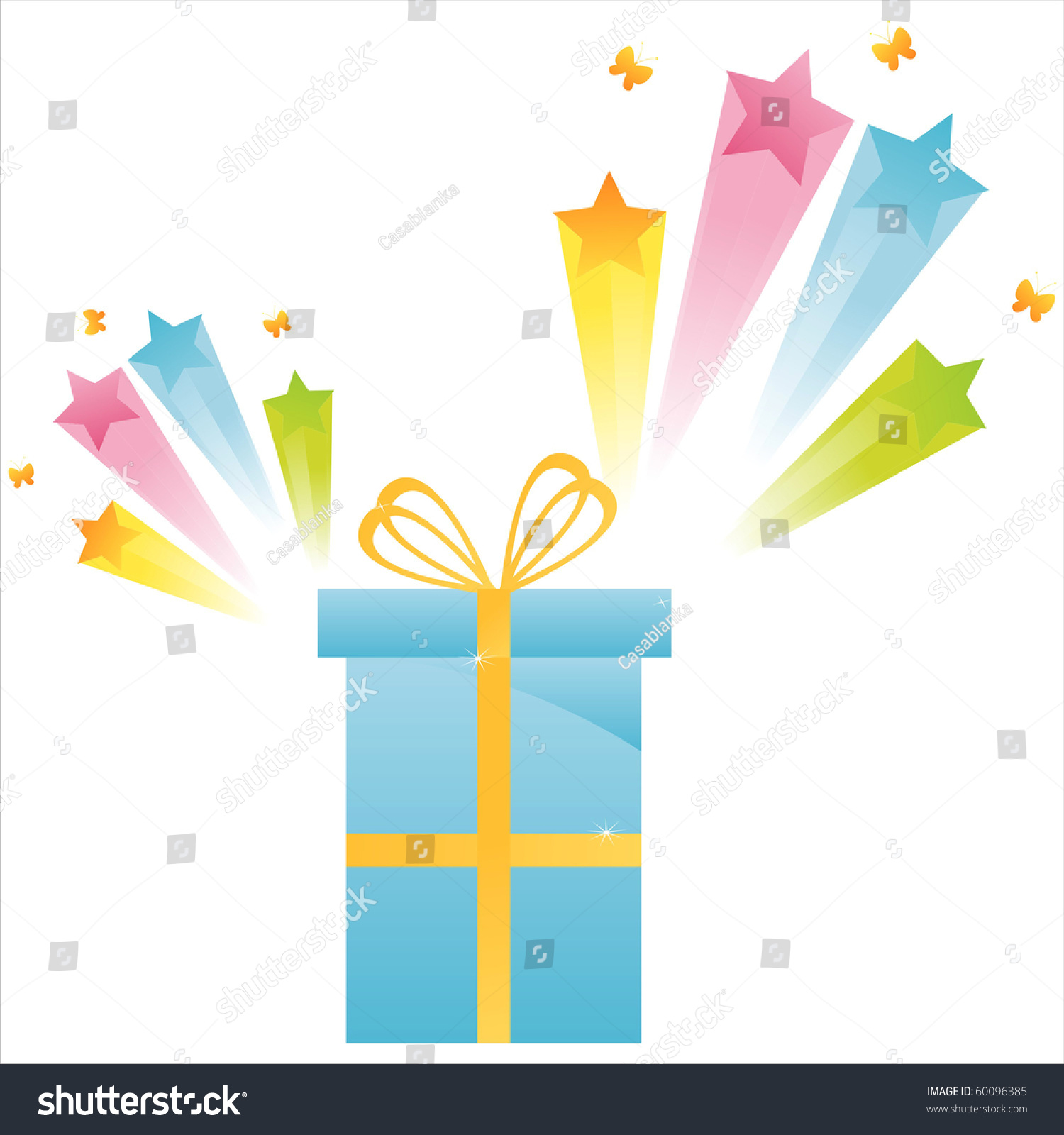Present Star Splash Stock Vector (Royalty Free) 60096385
