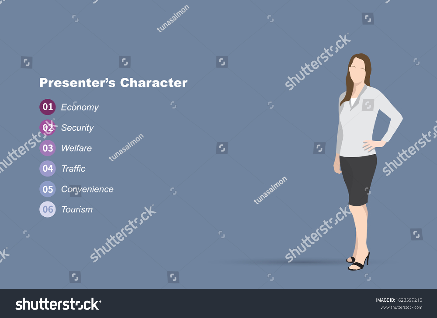 Presentation Character Design Promotion Cartoon Vector: Vector có sẵn ...
