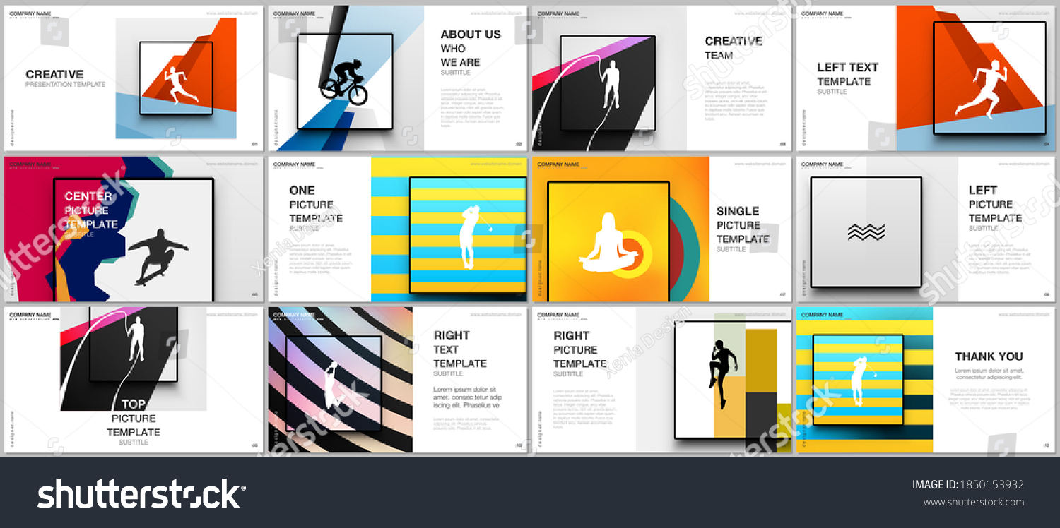 Presentation Design Vector Templates Multipurpose Template Stock Vector ...