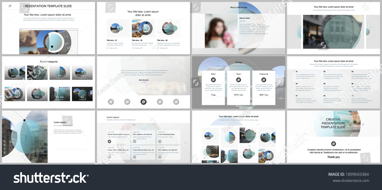 12,508 Presentation template ppt Stock Illustrations, Images & Vectors ...