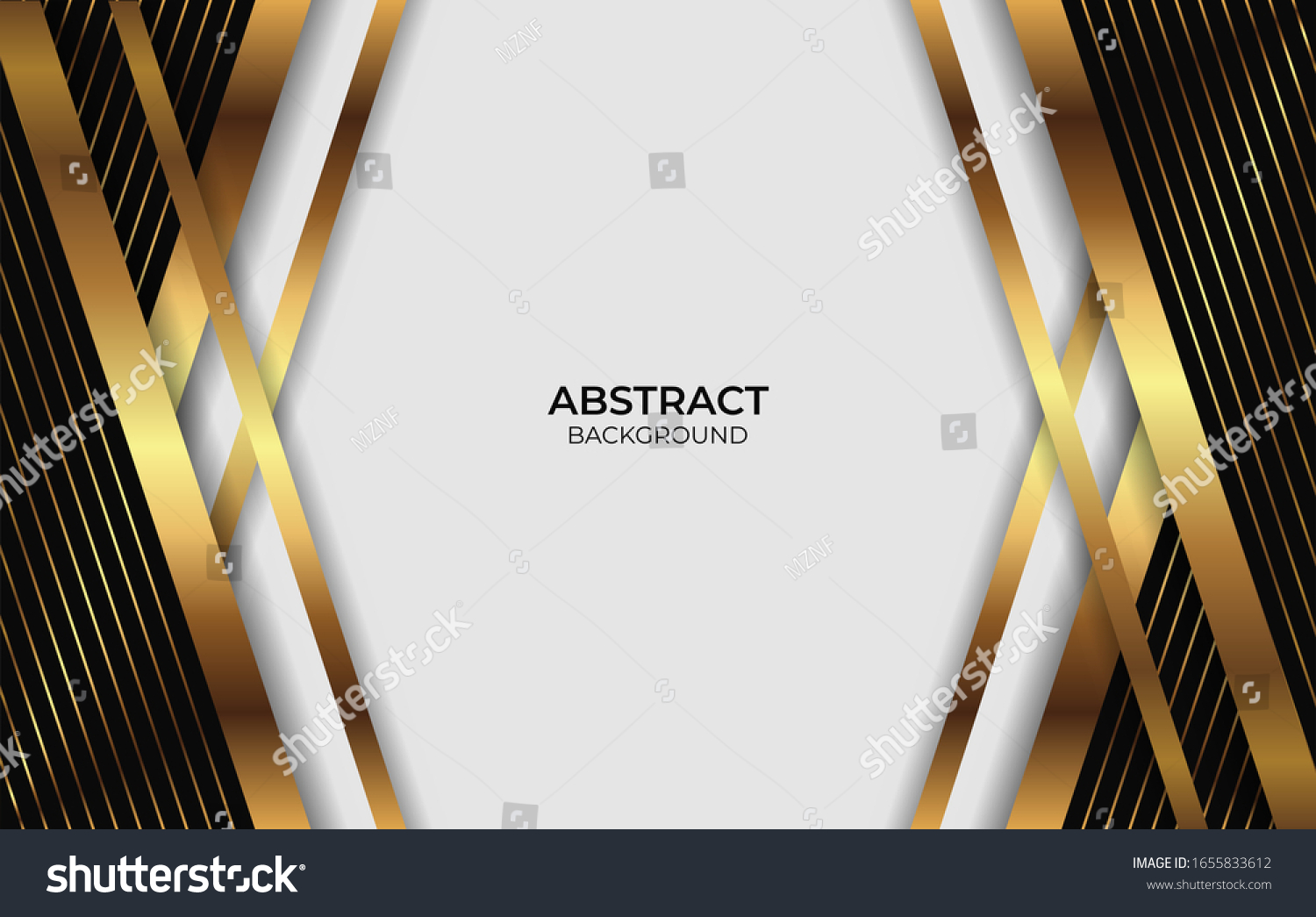 Presentation Luxury Gold Background Design 库存矢量图（免版税）1655833612 ...