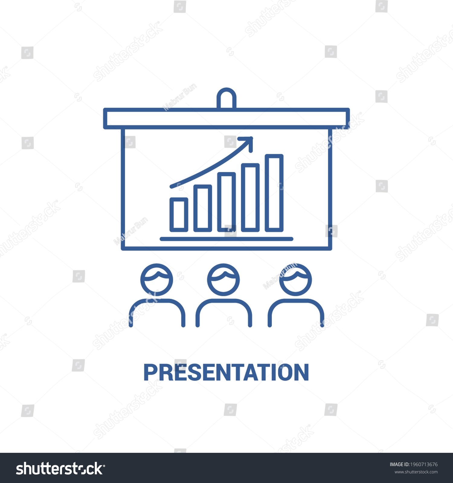 Presentation Outline Icon Free Vector Stock Vector (Royalty Free ...