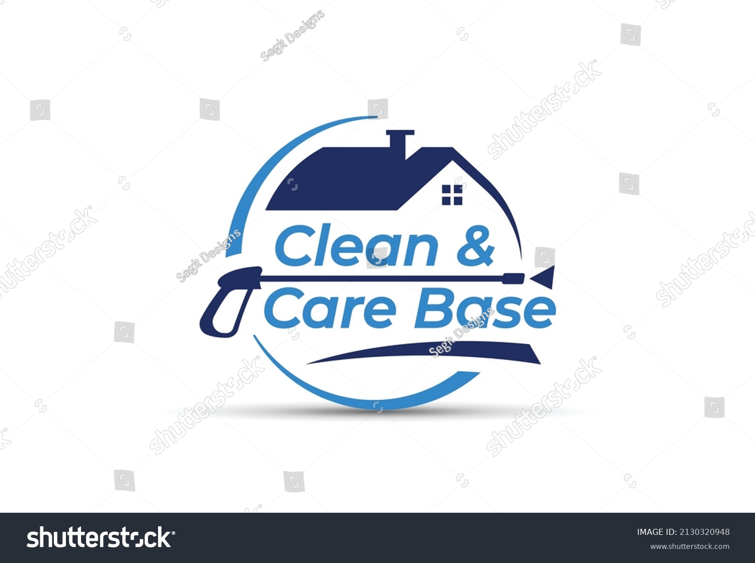 Pressure Cleaning Logo Design Concept Stock Vector (Royalty Free ...