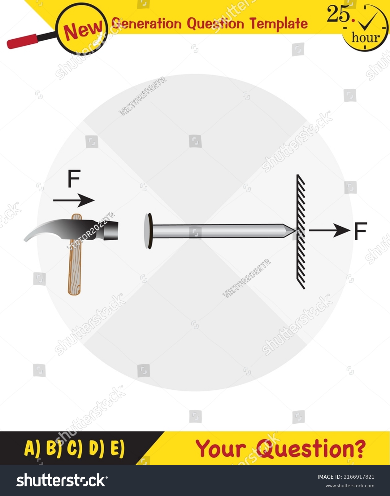 Pressure Solids Different Solid Pressure Examples Stock Vector (Royalty ...