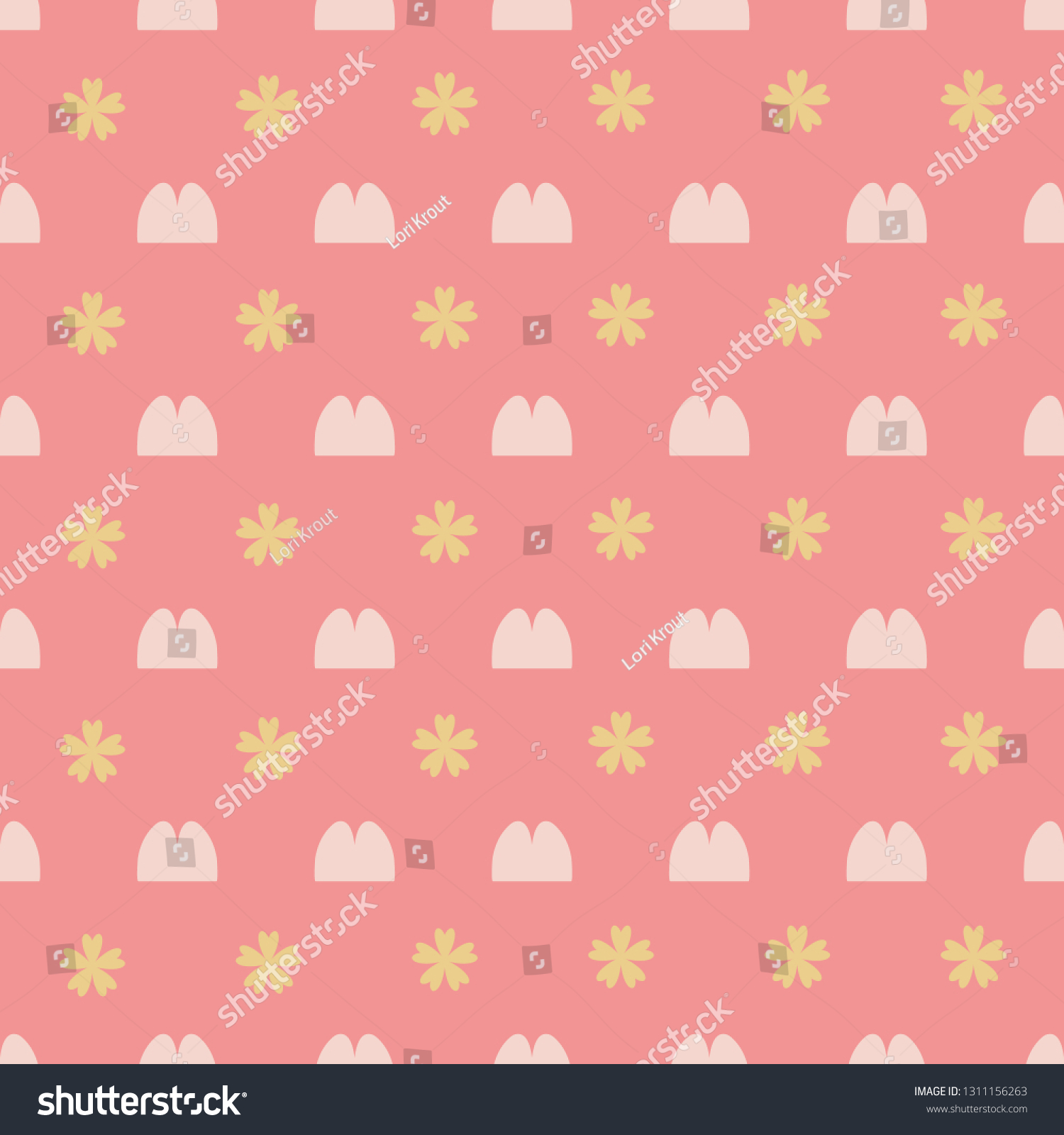Pretty Small Sized Floral Print Vector Vetor Stock Livre De Direitos 1311156263 Shutterstock