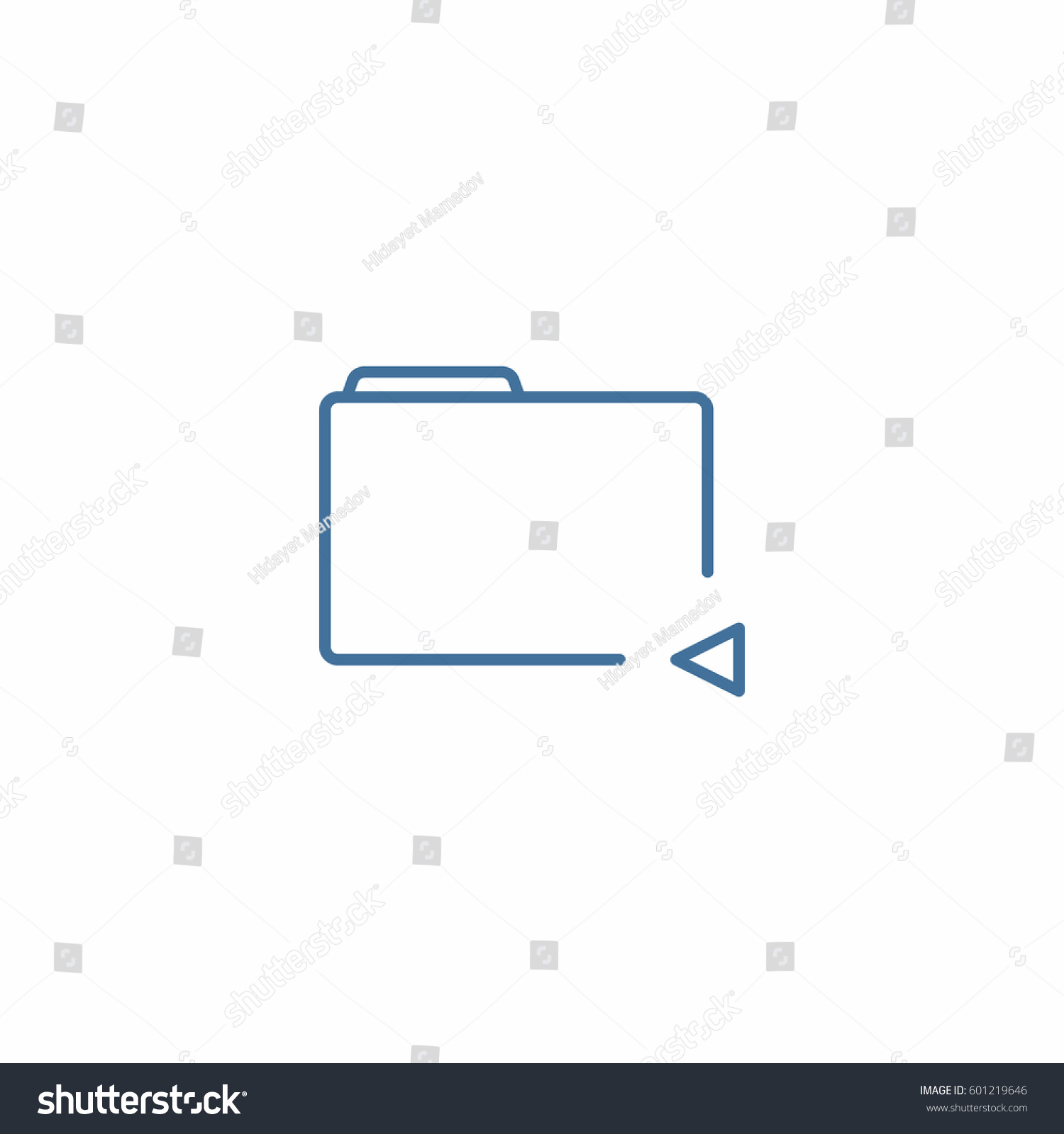 Previous File Folder Icon: เวกเตอร์สต็อก (ปลอดค่าลิขสิทธิ์) 601219646 ...